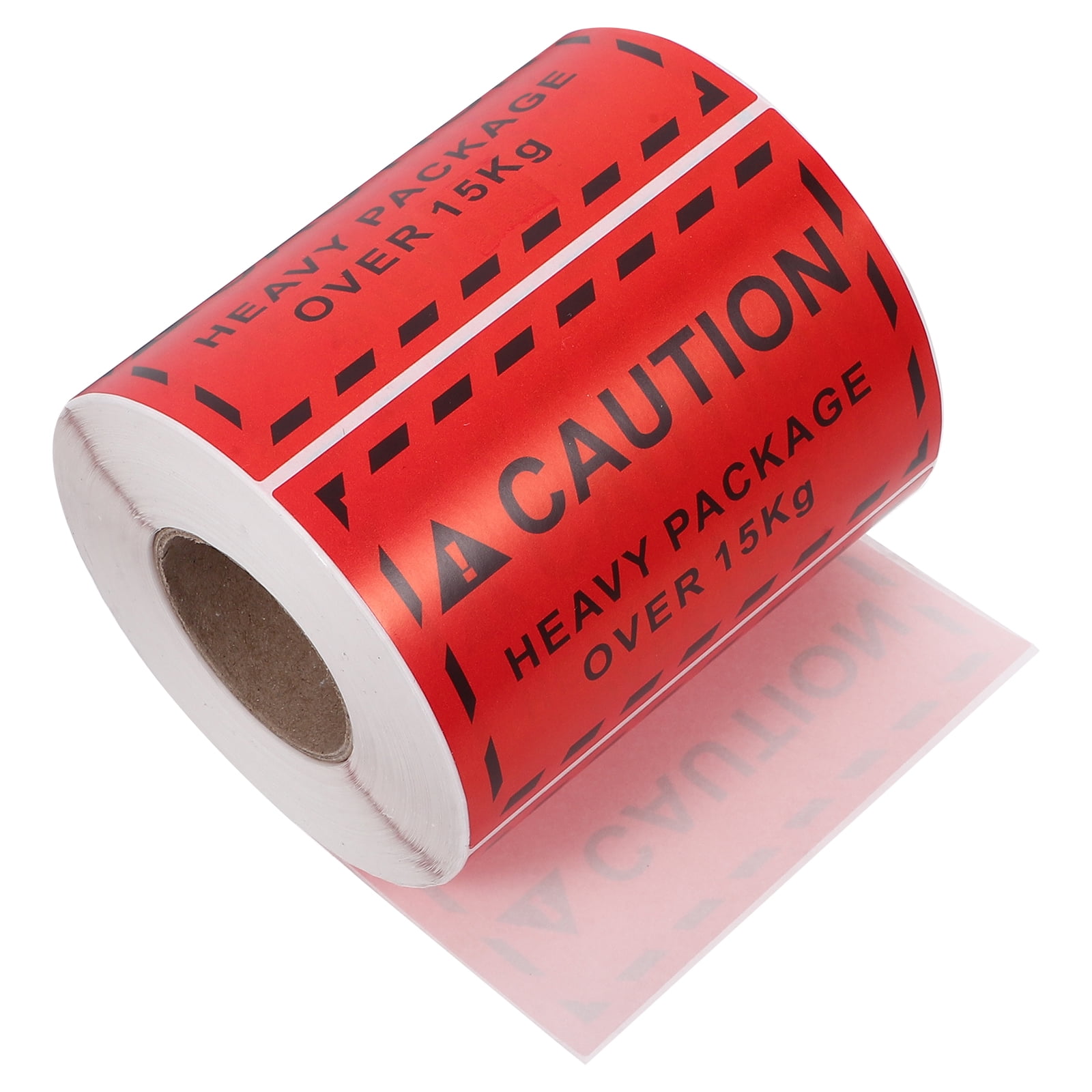 WORGEOUS 500 Pcs Waterproof Overweight Warning Stickers High Adhesive ...