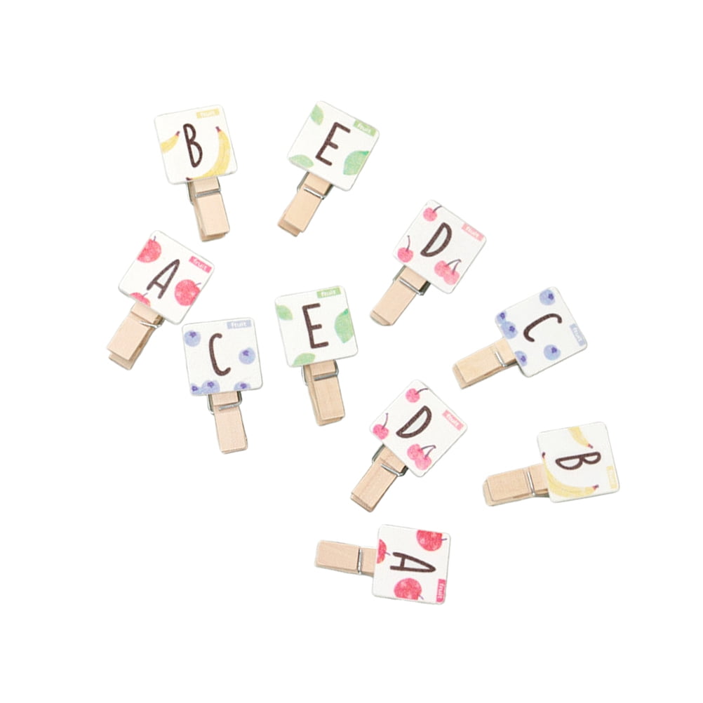 Alphabet Clothespins