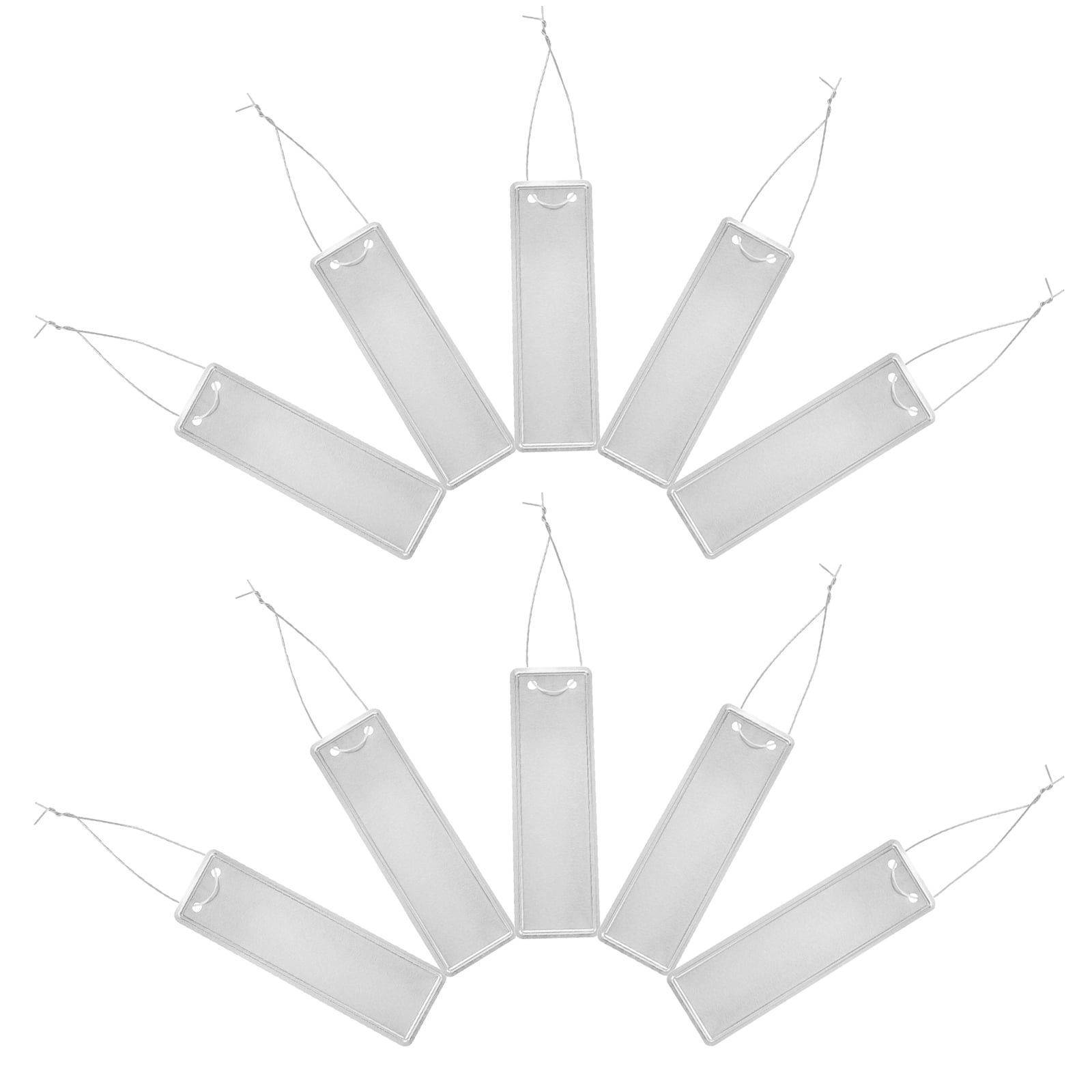 WORGEOUS 50Pcs Aluminum Plant Labels Metal Plant Tags Plant Markers ...