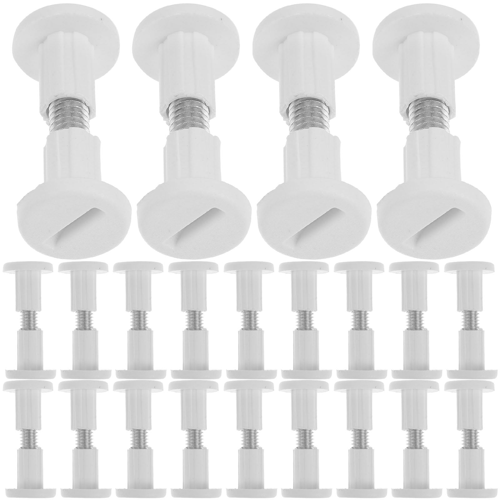 WORGEOUS 50Pcs Connecting Fastener Furniture Fastener Screw Nut ...