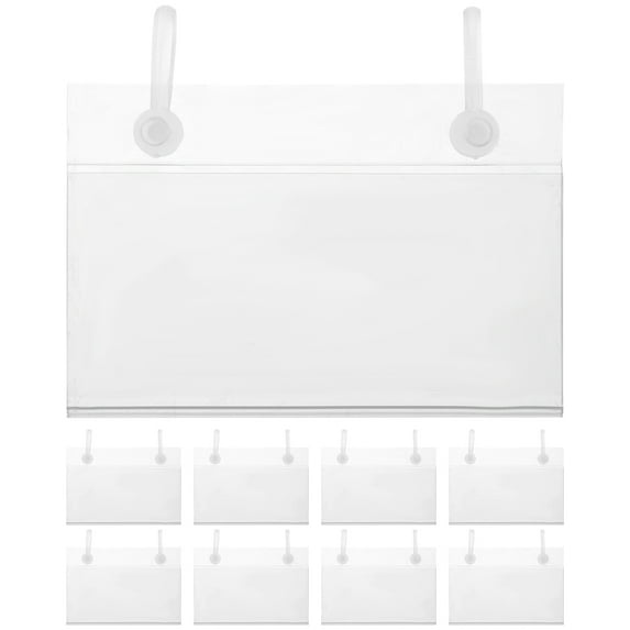 WORGEOUS 50Pcs Supermarket Price Tag Price Display Holder Retail Shelf ...