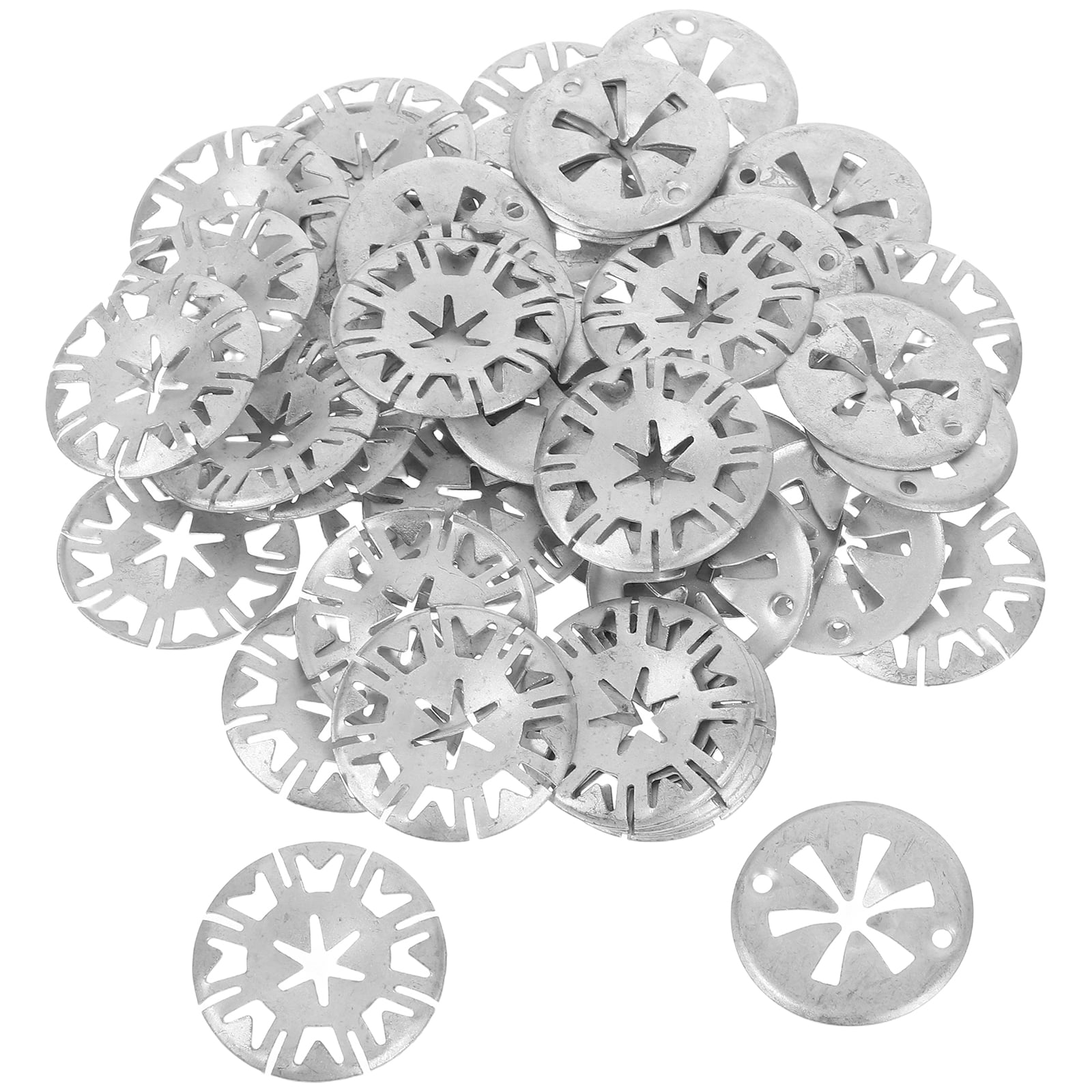 WORGEOUS 50pcs Car Firewall Clips And Metal Washers For Engine Bay And ...
