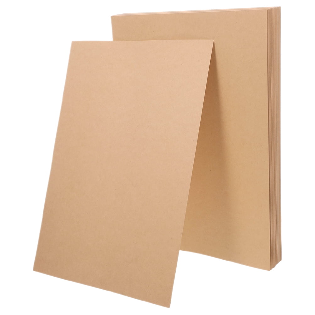 WORGEOUS 50pcs Cardstock Paper Supplies Versatile DIY Craft Paper Kraft ...