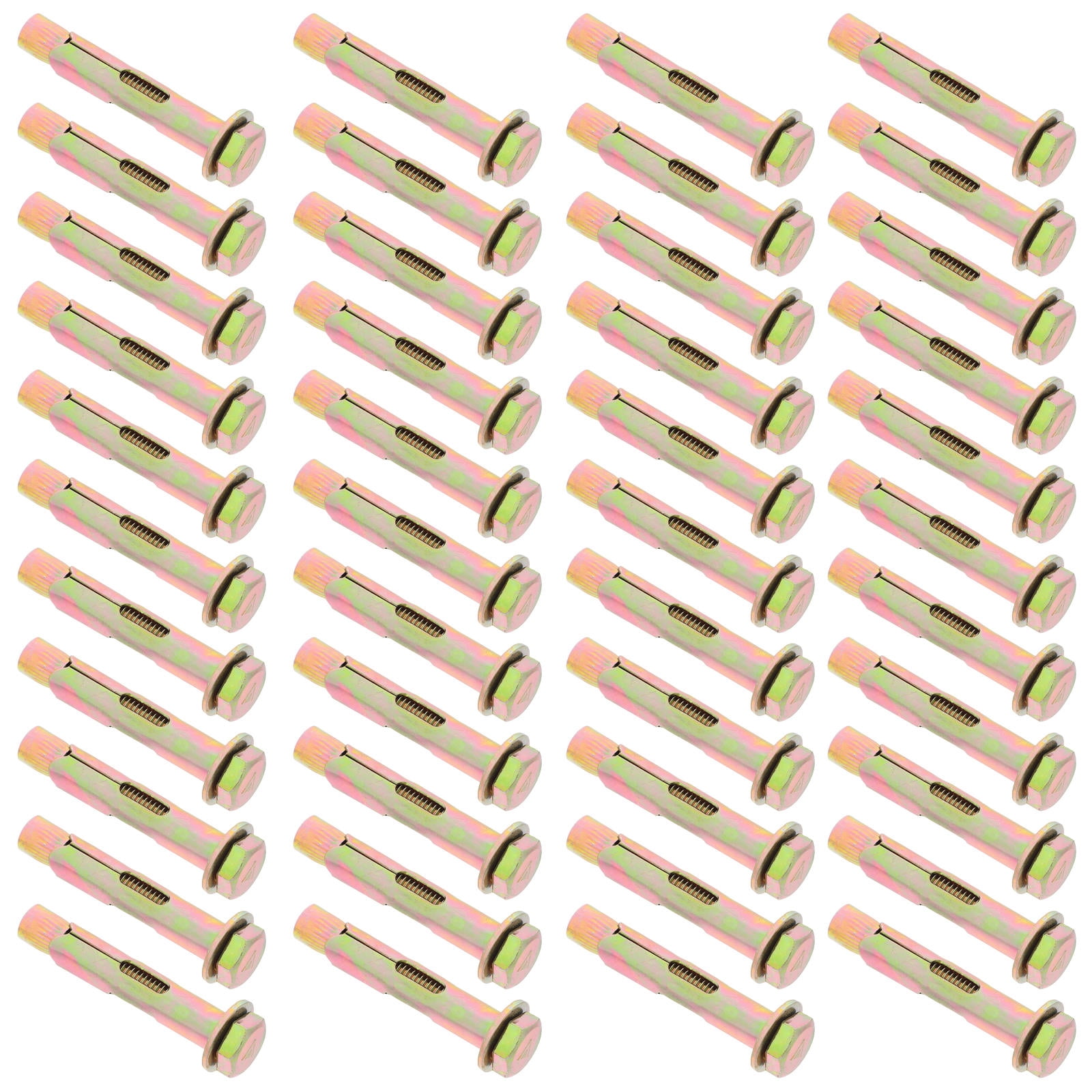WORGEOUS 50pcs External Expansion Bolts For Concrete Heavy Duty Anchors ...