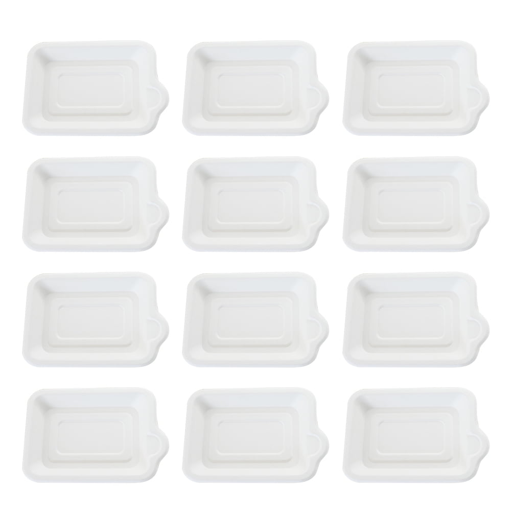 WORGEOUS 50pcs Paper Serving Serving Trays Paper Platters Heavy- Duty ...