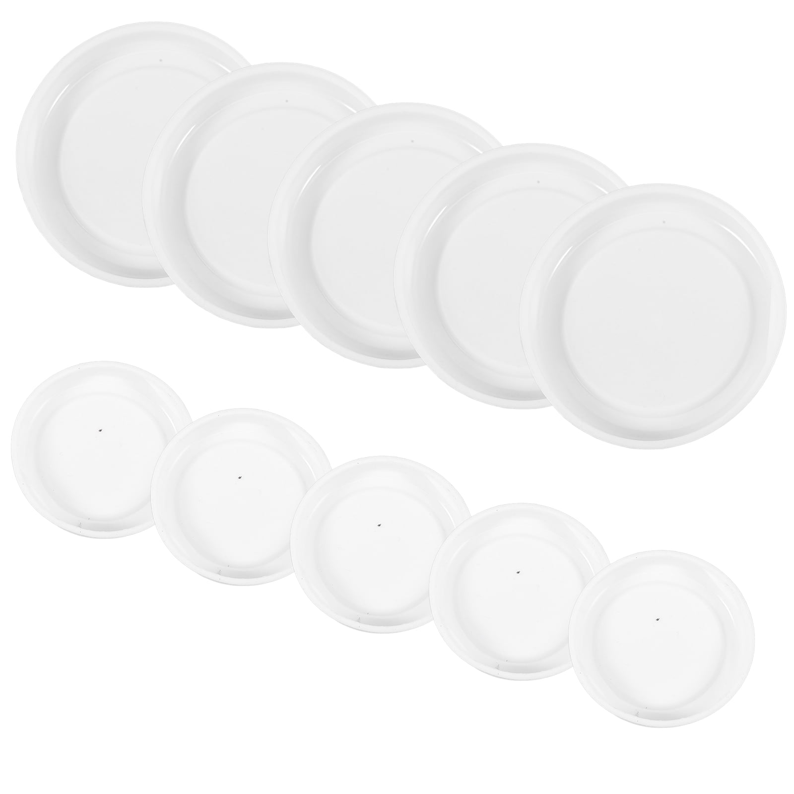 WORGEOUS 50pcs Plastic End Caps for Paper Tubes Cardboard Tubes Caps ...