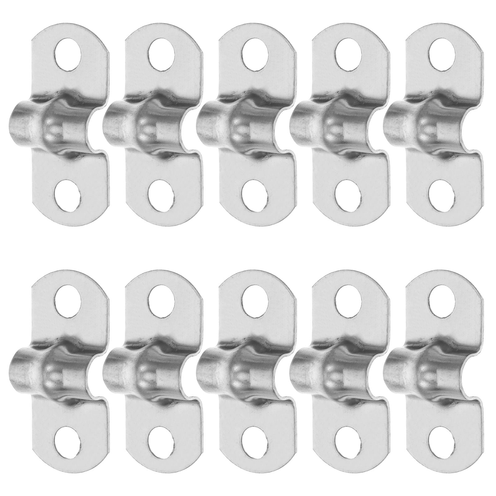 WORGEOUS 50pcs Stainless-steel U Bracket Pipe Clamps U Shaped Brackets ...