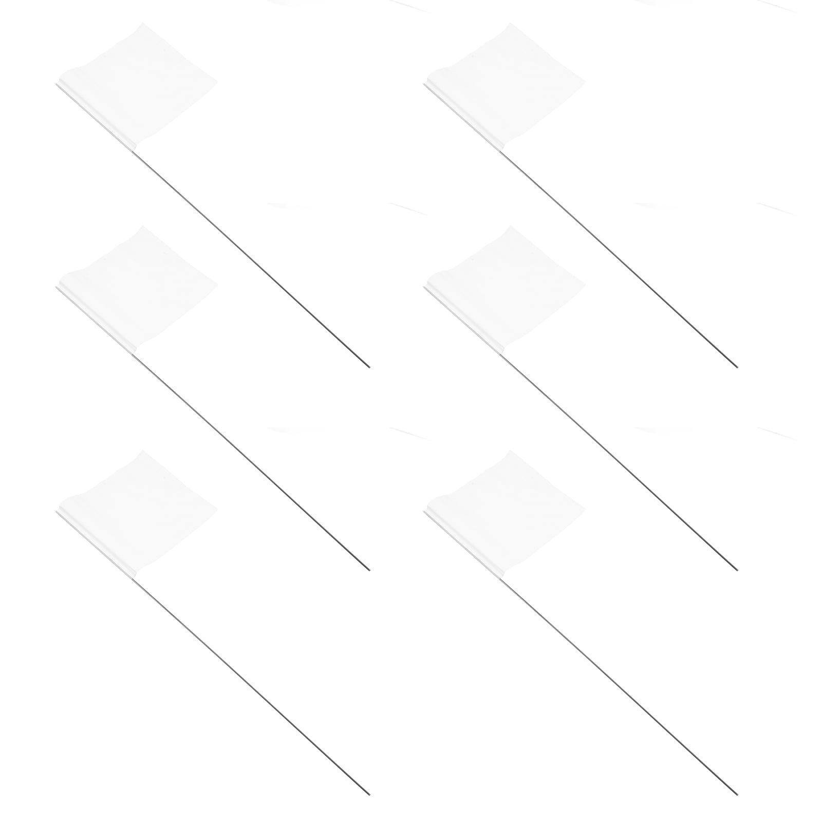 WORGEOUS 50pcs Yard Marker Flags Landscaping Flags Grave Marker Flags ...