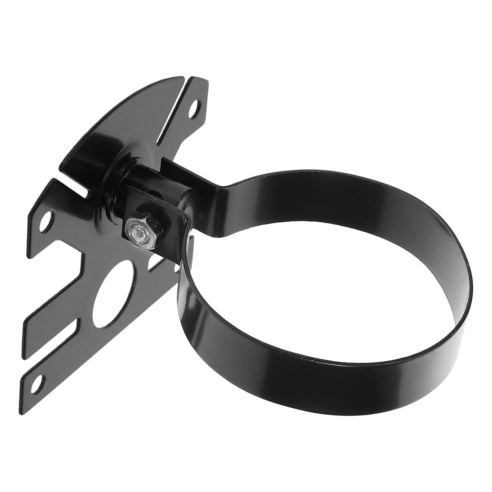 WORGEOUS 52MM Adjustable Gauge Holder Iron Gauge Mount for Car Refitting Black Single Hole Meter ...