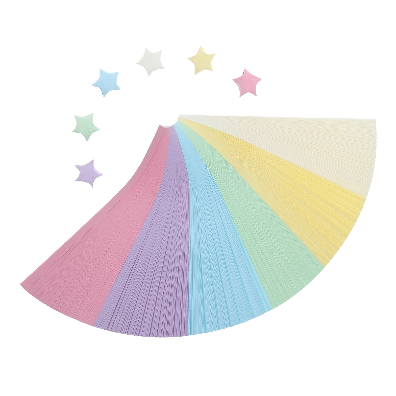 BESTYASH Star Cardstock Paper Assorted Color Origami for DIY Crafting ...