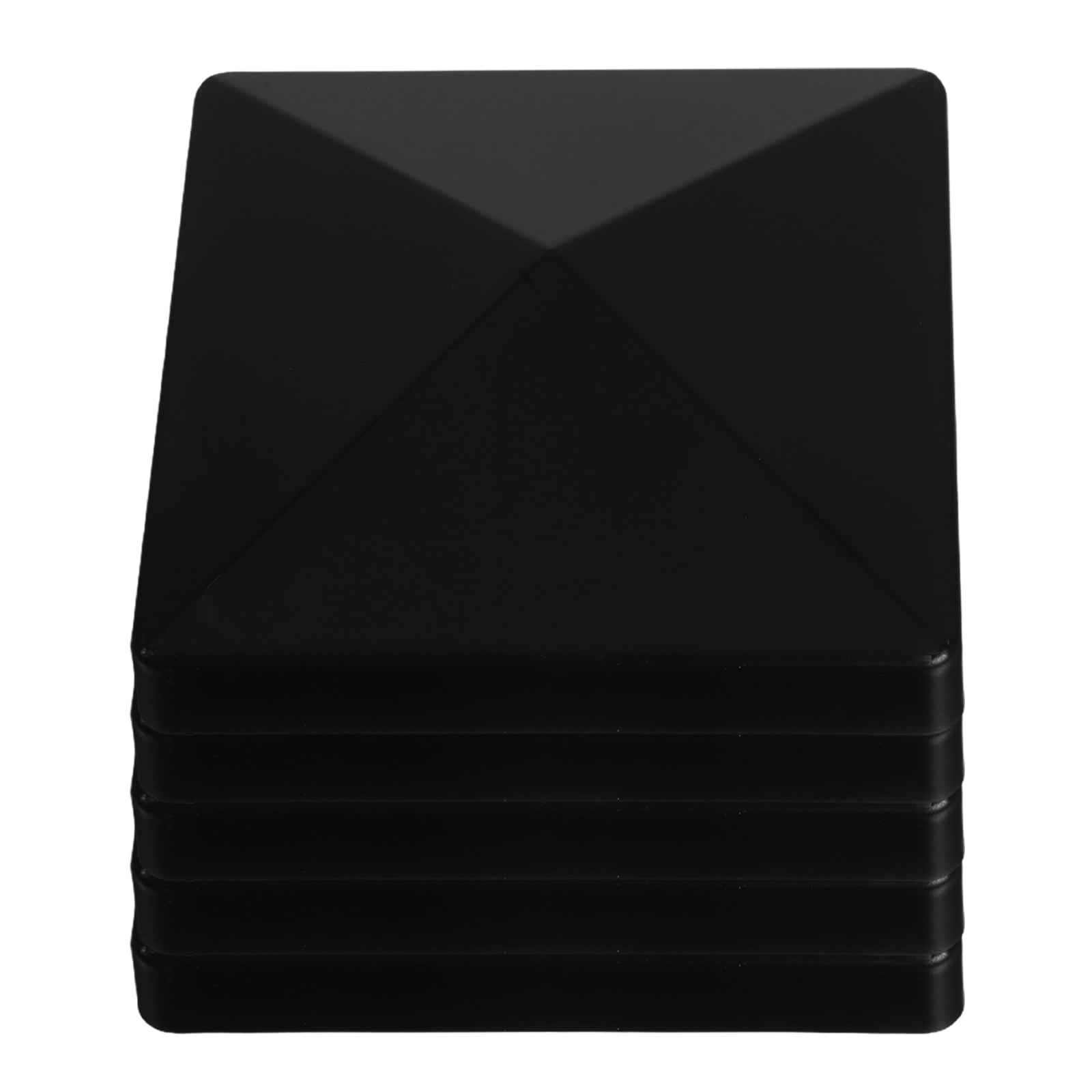 WHAMVOX Black Plastic Fence Post Caps for Home Use Strong and Durable ...