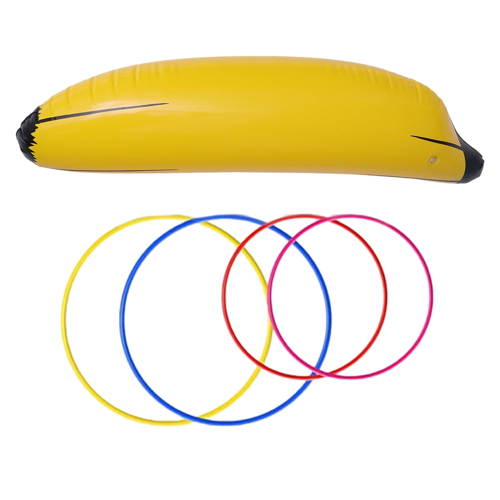 BESTYASH Inflatable Rings Toss Toys Assorted Color PVC for Kids Festive ...