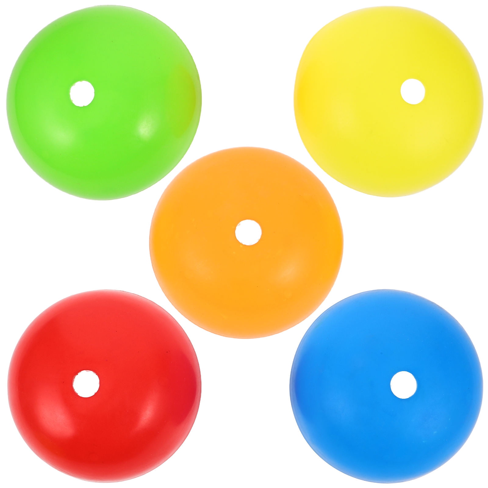 WORGEOUS 5Pcs Soccer Cones Sports Training Agility Field Marker Plastic ...