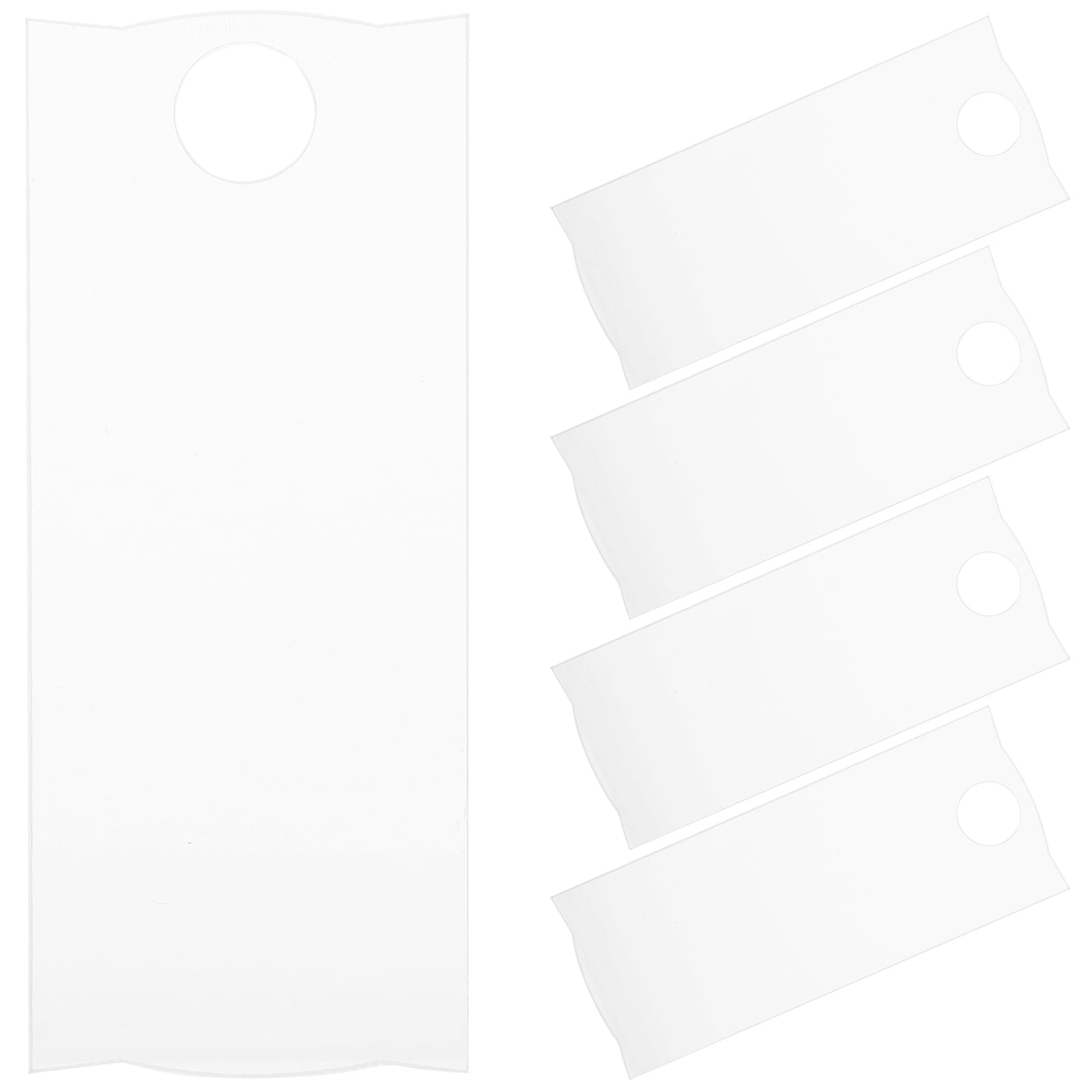 WORGEOUS 5Pcs Sublimation Name Tag Blank Acrylic Name Tags for Tumbler ...