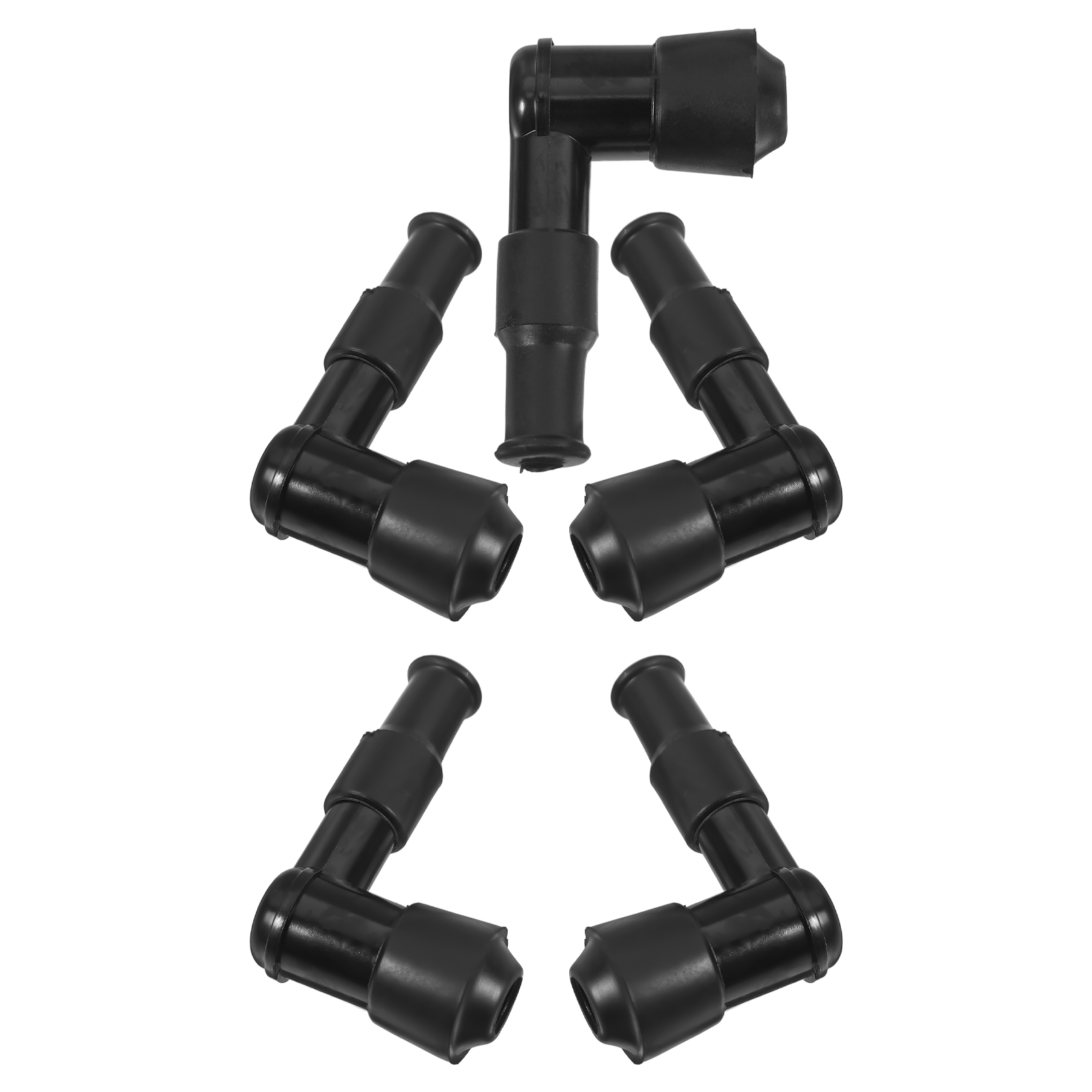 WORGEOUS Spark Plug Boot Cap Black Copper 5Pcs for Mechanics - Walmart.com