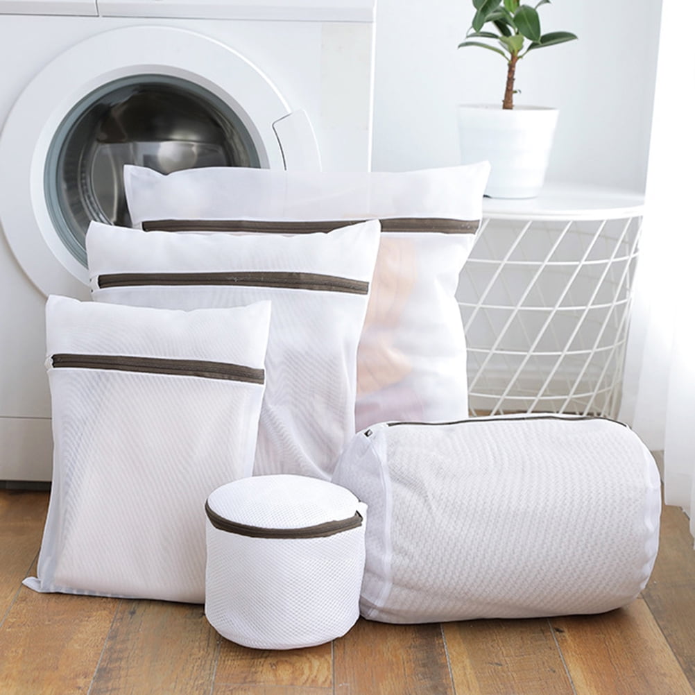 WORGEOUS Mesh Laundry Wash Bag White 5Set - Walmart.com