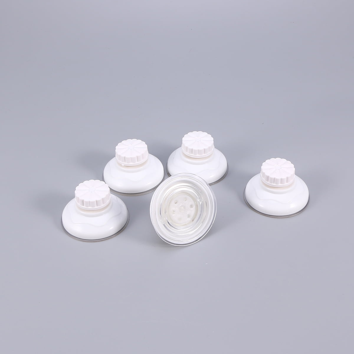 WORGEOUS 5pcs 6.1cm PVC Rotate Vacuum Suction Cups Accessory with Screw ...