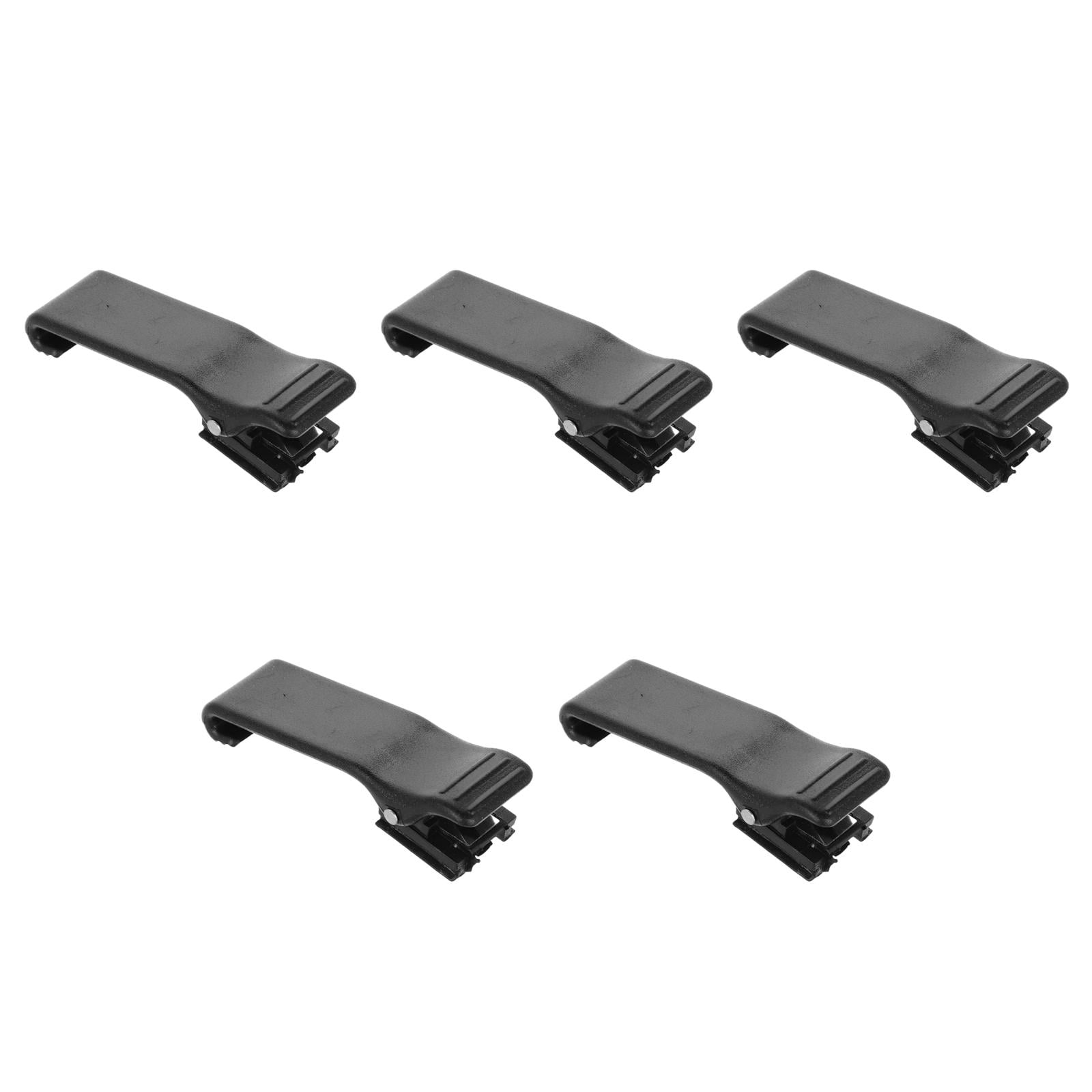 WORGEOUS 5pcs Belt Clip Plastic Back Clips Portable Radio Walkie Holder ...