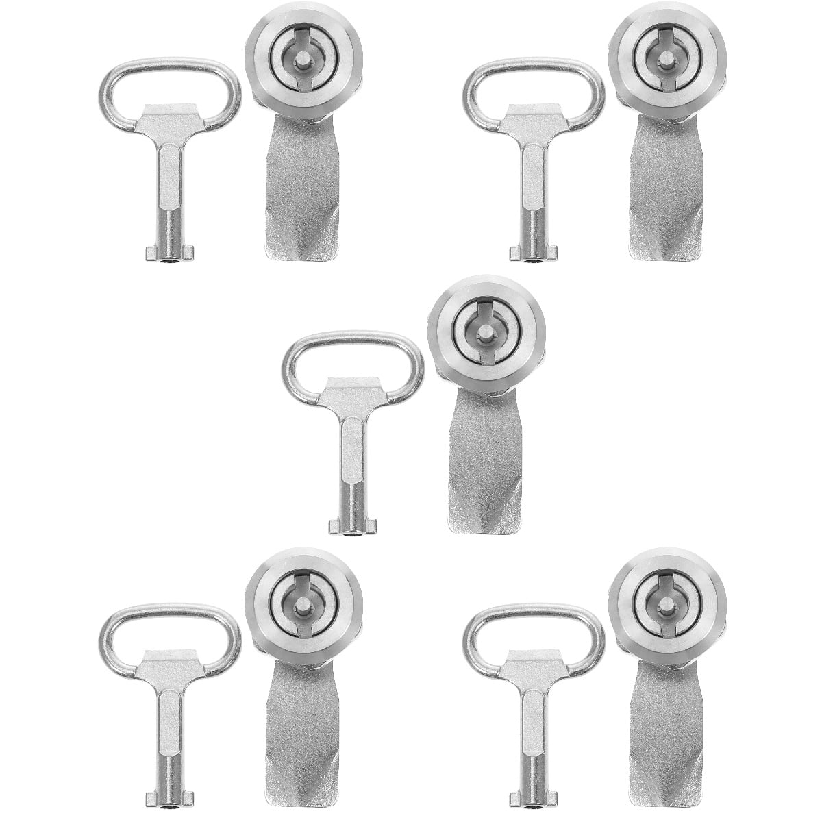 WORGEOUS 5pcs Cabinet Door Locks Desk Drawer Lock Multi Functional ...