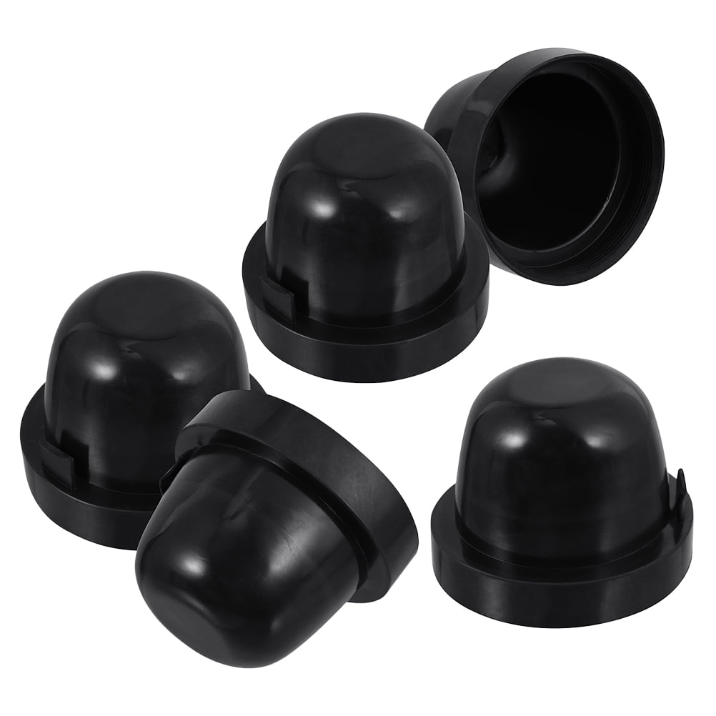 WORGEOUS 5pcs Car Headlight Cover Seal Cap Rubber Headlight Cap Auto ...
