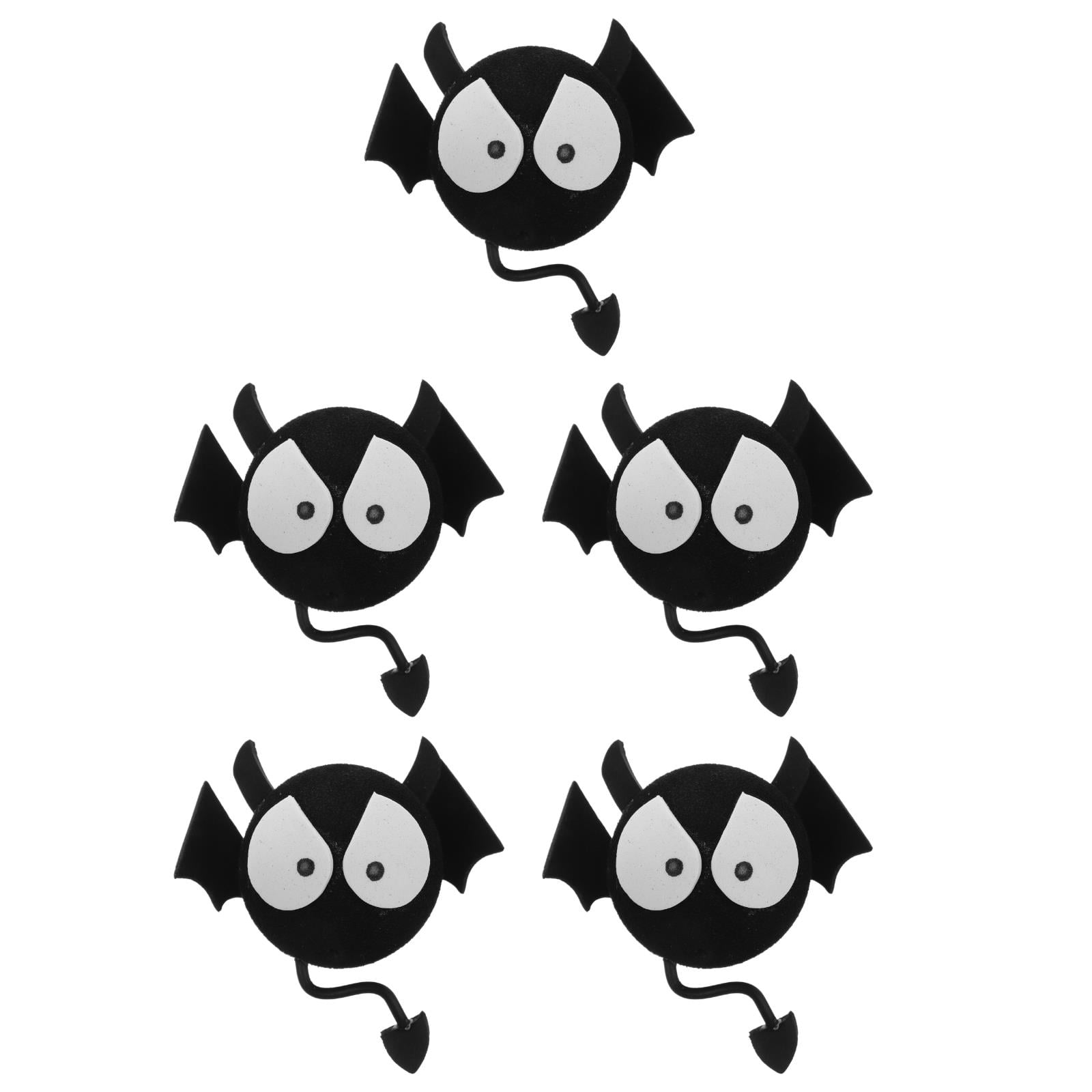 WORGEOUS 5pcs Cartoon Evil Bat Car Antenna Topper Big Eyes Bat Car ...