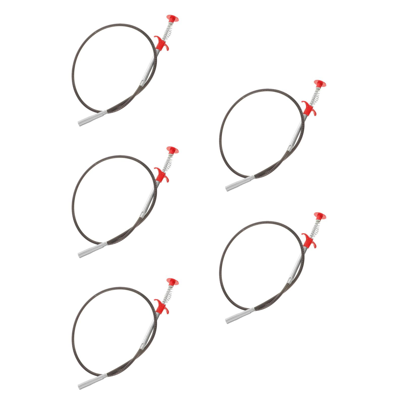 WORGEOUS 5pcs Drain Hair Snake Tool Flexible Grabber Claw Up Tool for ...