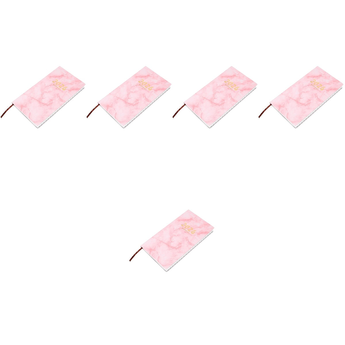 WORGEOUS 5-Pack English Weekly Schedule Book Planner Notepad 2024 ...