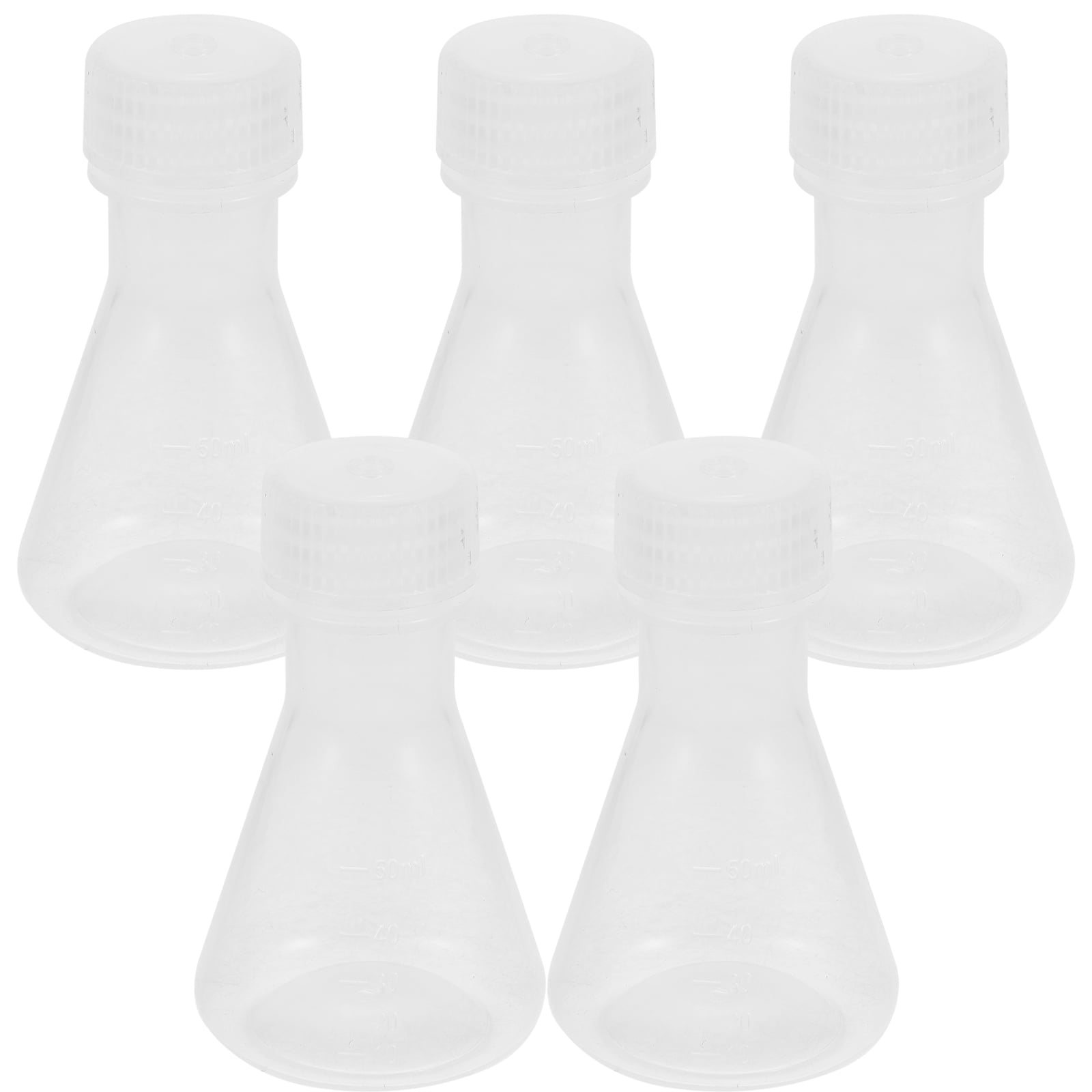 WORGEOUS 5pcs Erlenmeyer Flasks For Chemistry Flasks Experiments ...