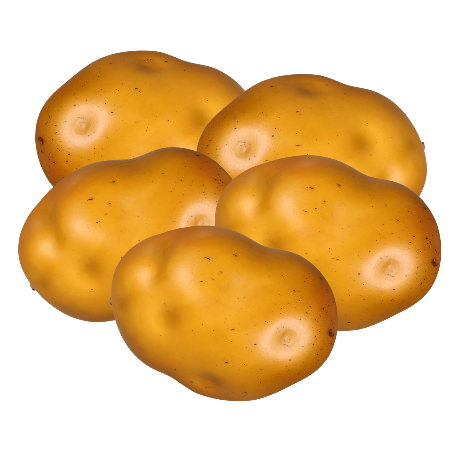 WORGEOUS 5pcs Fake Potatoes Realistic Foam Potato Models Kitchen Dining ...