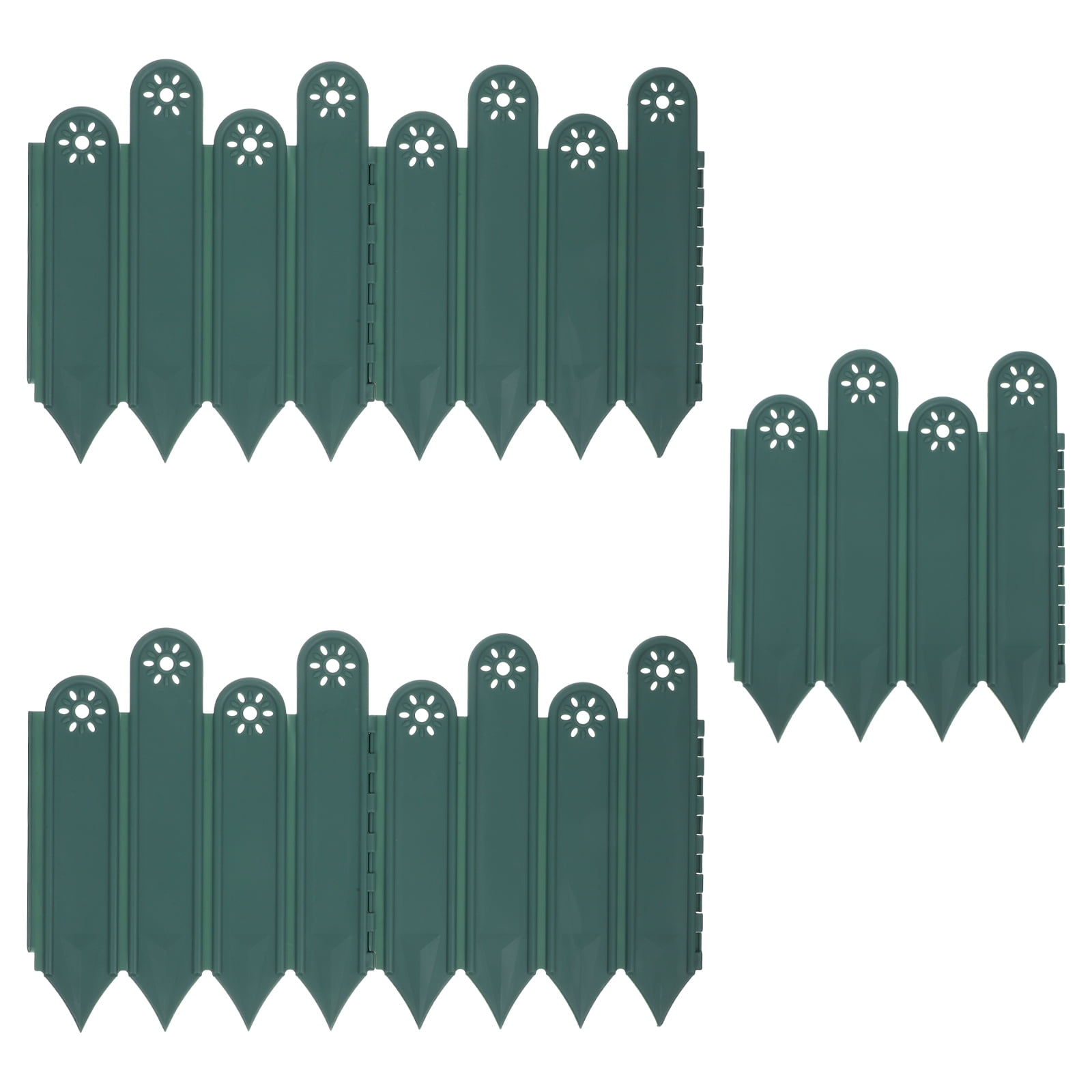 WORGEOUS 5pcs Garden Border Edging Set For Lawn Flower Beds And ... WORGEOUS 5pcs Garden Border Edging Set For Lawn Flower Beds And ...
