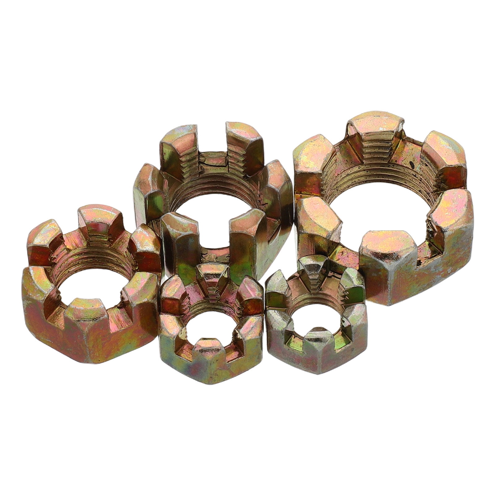 Durable Alloy Castle Nut Tools Tie Rods for Go Kart Steering Kit 5pcs 8 ...