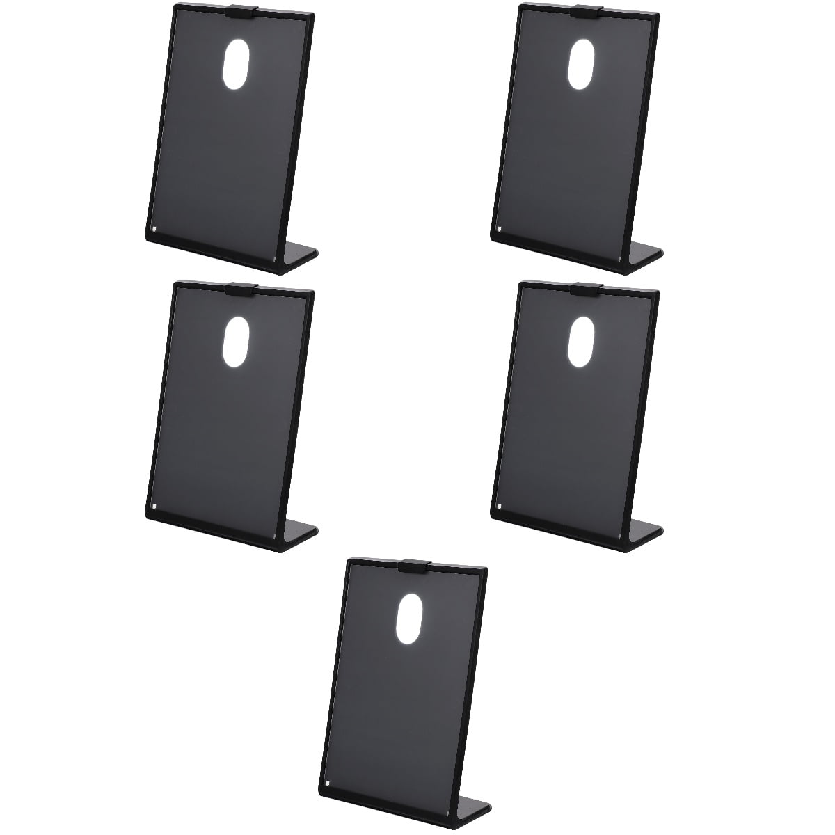 WORGEOUS 5pcs Multi-function Menu Holder Clear Price Display Stand ...