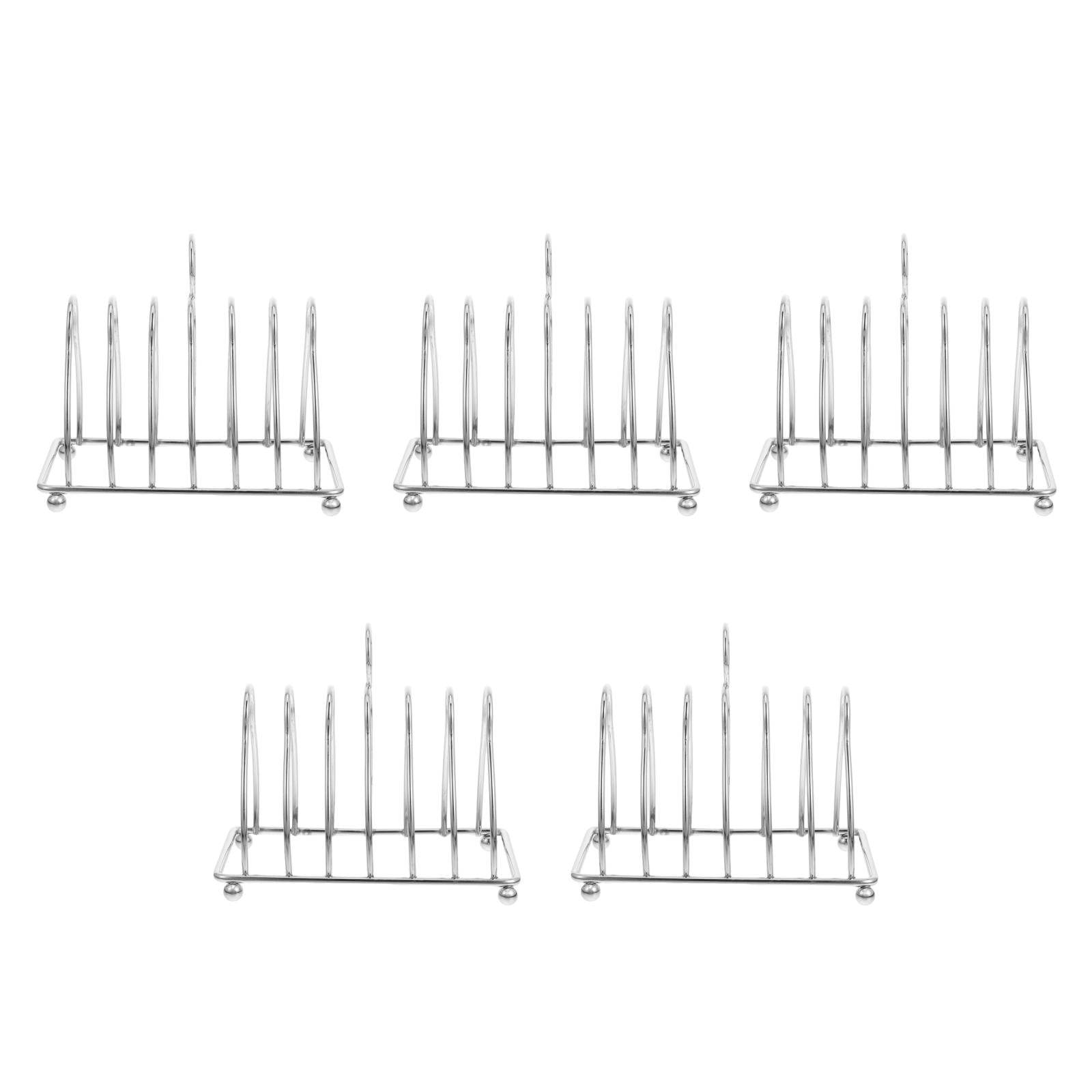 WORGEOUS 5pcs Multifunctional Stainless-steel Bread Loaf Slice Holder ...