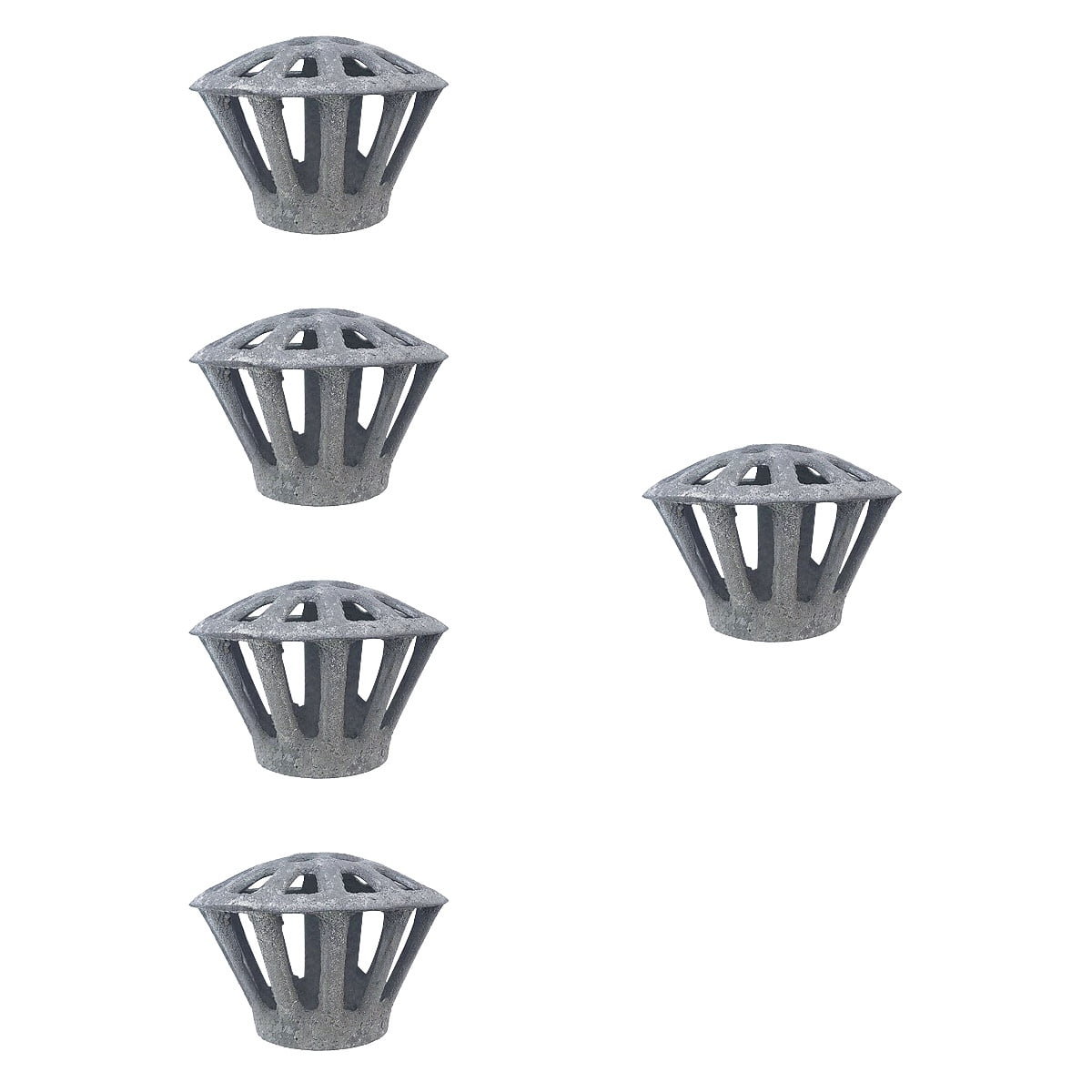 WORGEOUS 5pcs Outdoor Gutter Guard Strainer Downspout Protection Cover ...