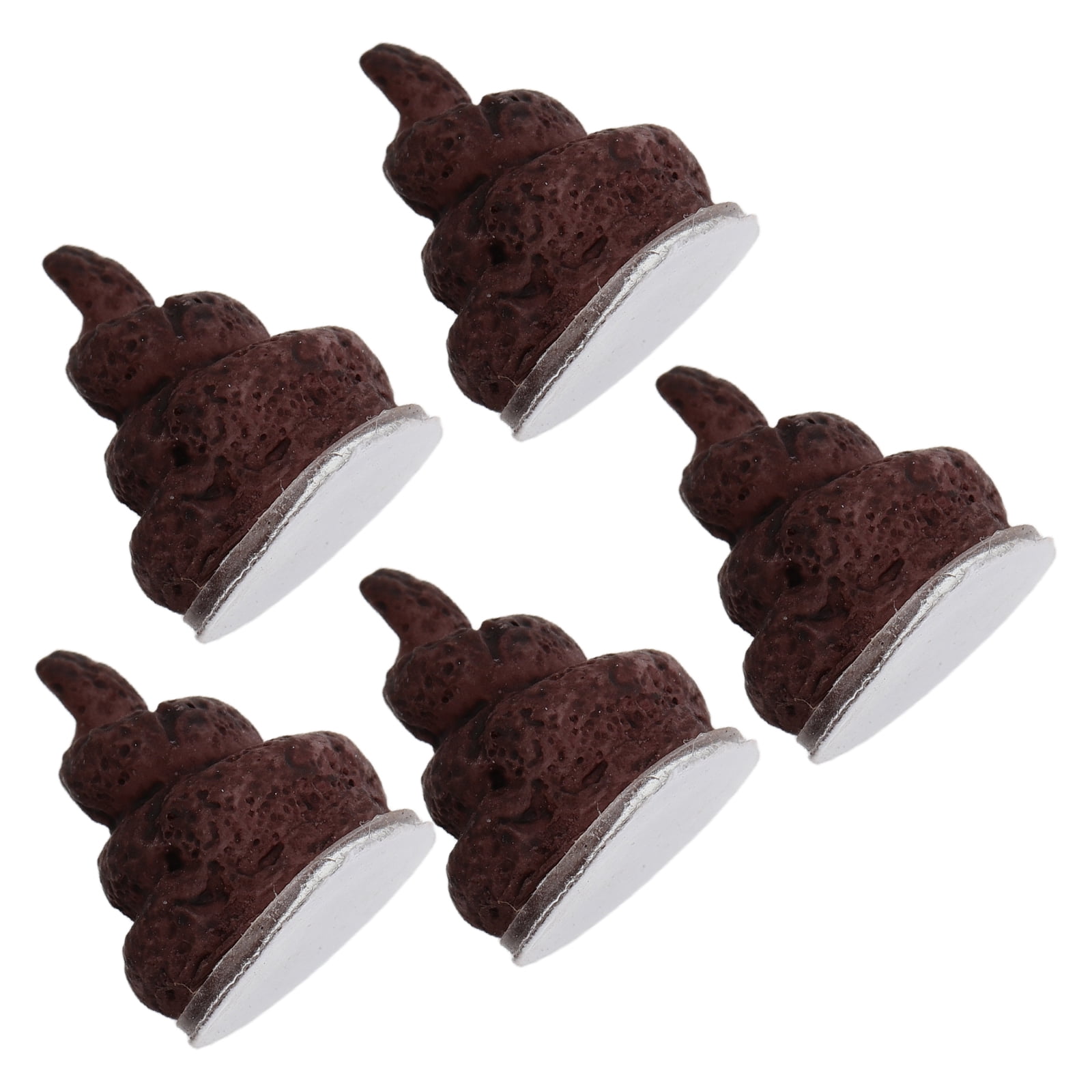 WORGEOUS 5pcs Poop Toy Figures Poop Figurines Realistic Fake Poop ...