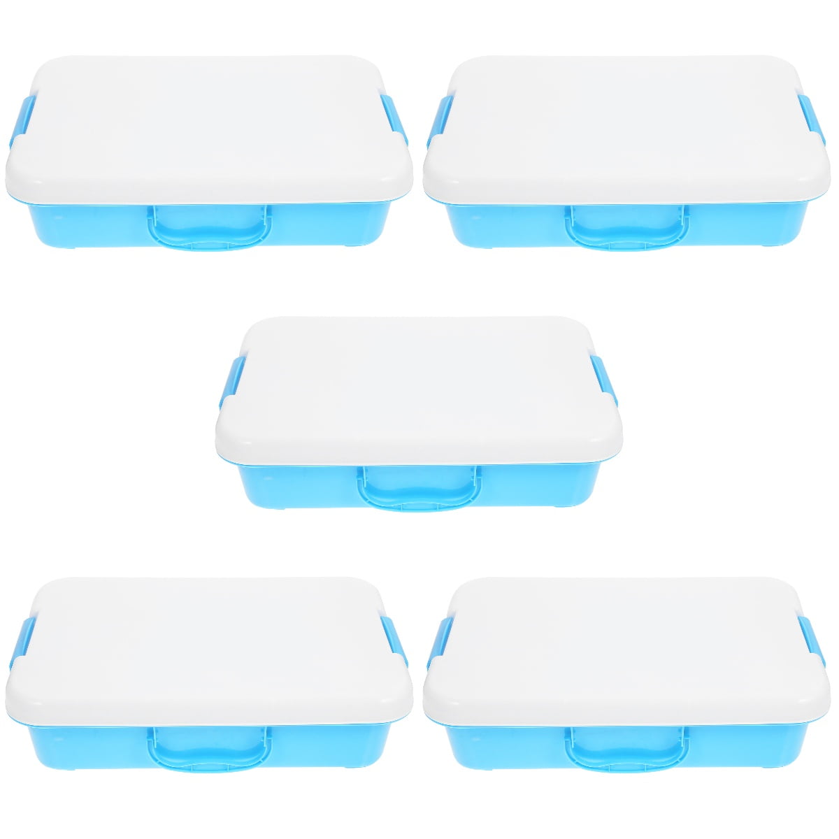 WORGEOUS 5pcs Portable Sand Tray with Lid Small Plastic Sand Box with ...