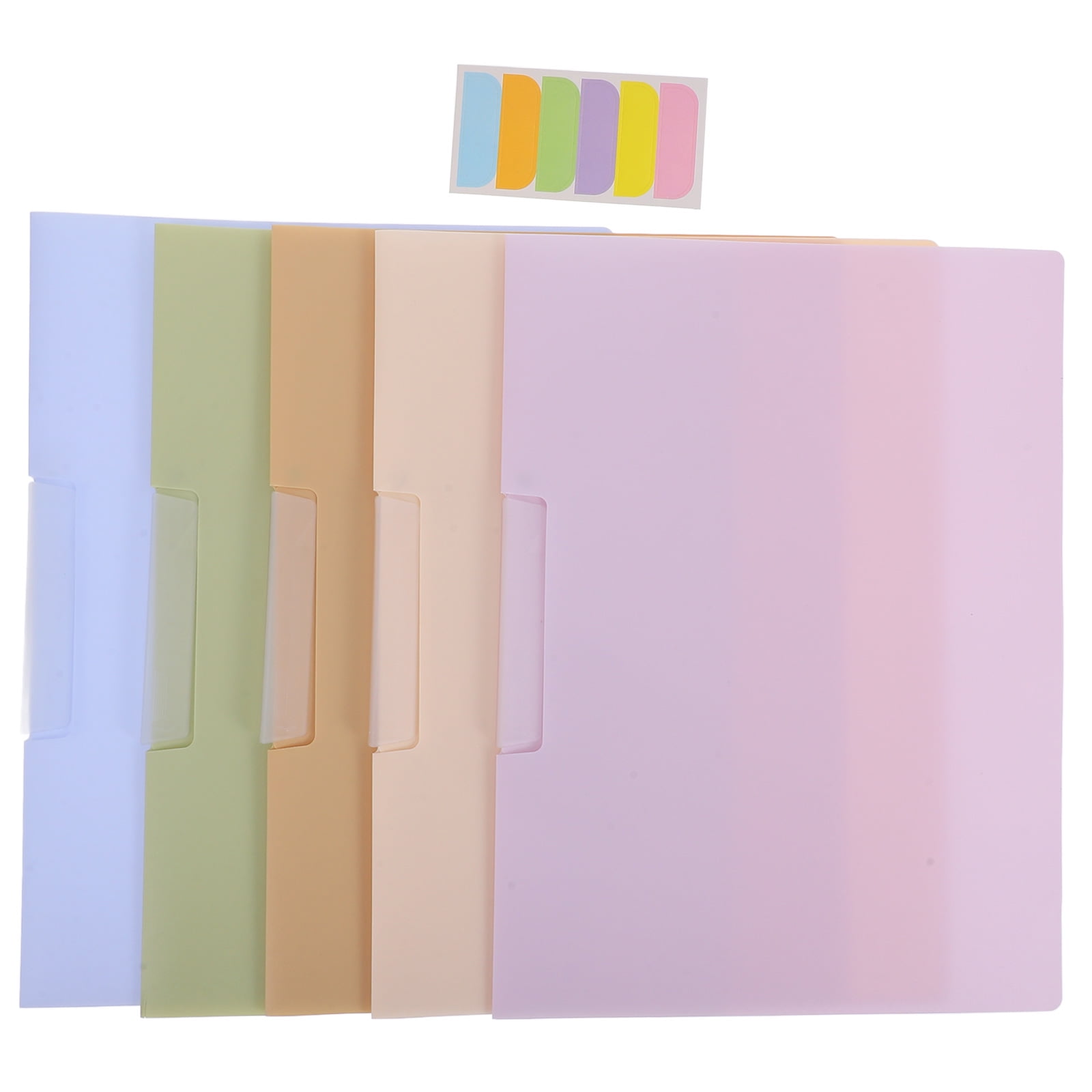 WORGEOUS 5pcs Report Covers With Swing Clip A4 File Folder With Swing ...