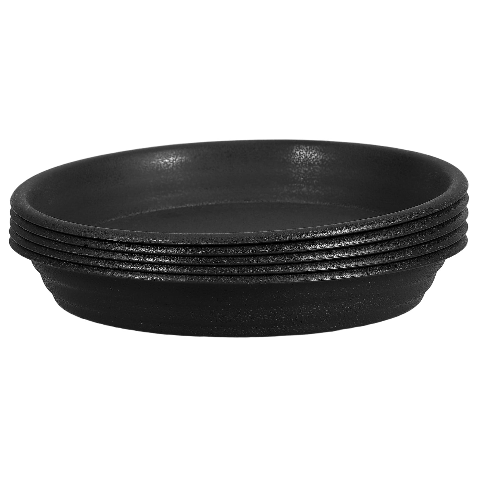 WORGEOUS 5pcs Round Plant Pot Tray Plastic Plant Saucer Water Drip Tray ...