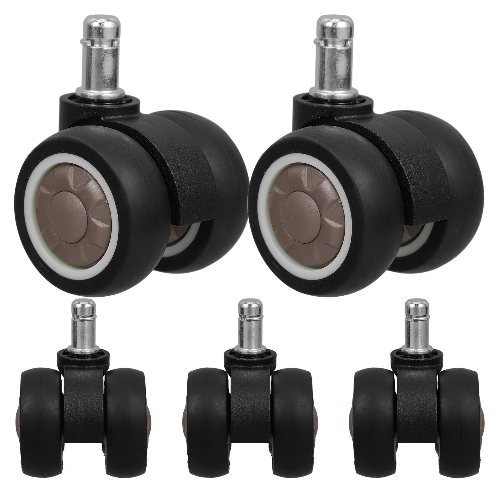 WORGEOUS 5pcs Silent Chair Caster Wheels For Gaming Chair Caster Wheel ...