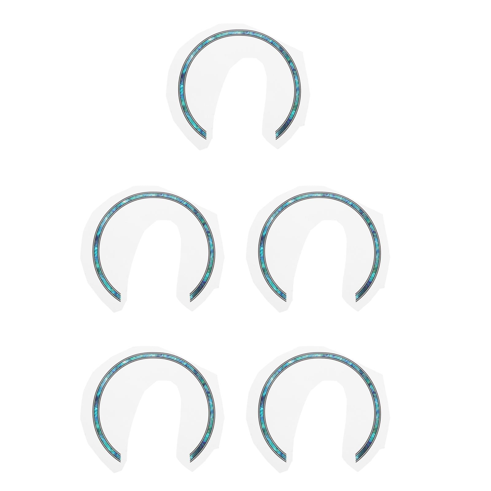 WORGEOUS 5pcs Sound Hole Stickers Self- Adhesive Inlaid Acoustic Guitar ...