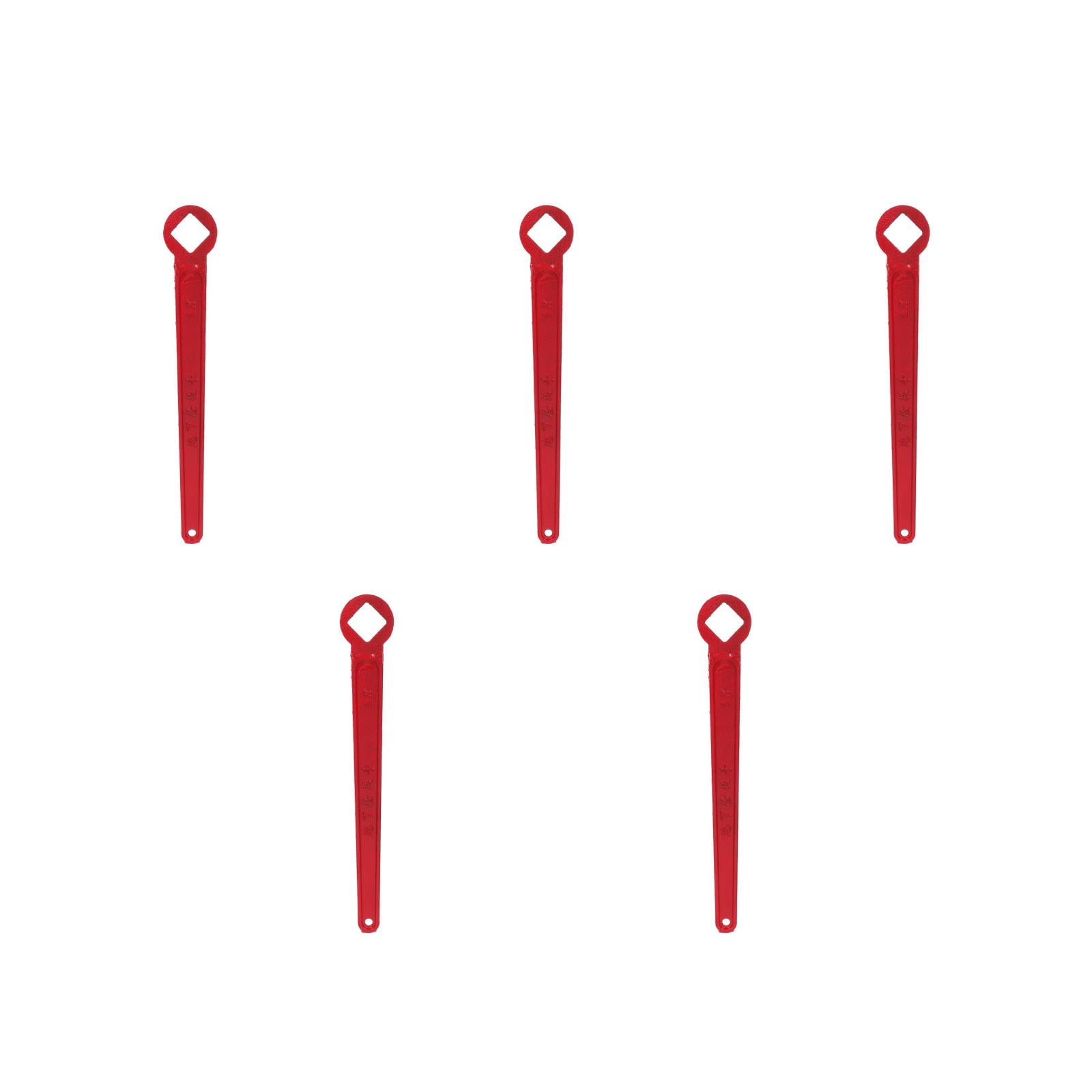 WORGEOUS 5pcs Sturdy Cast Steel Fire Hydrant Wrench Adjustable Hydrant ...