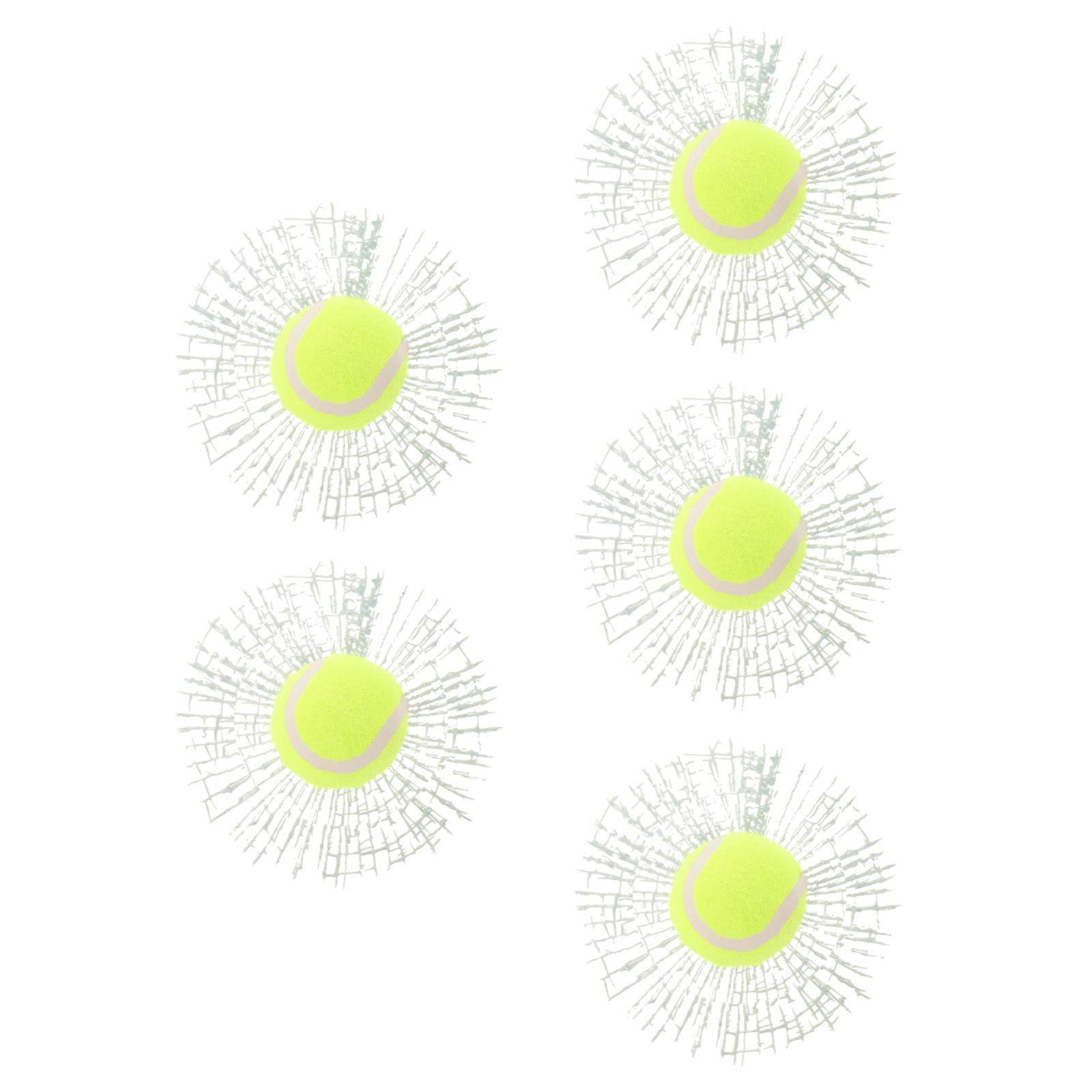 WORGEOUS 5pcs Tennis Ball Sticker 3D Car Window Crack Sticker Tennis ...
