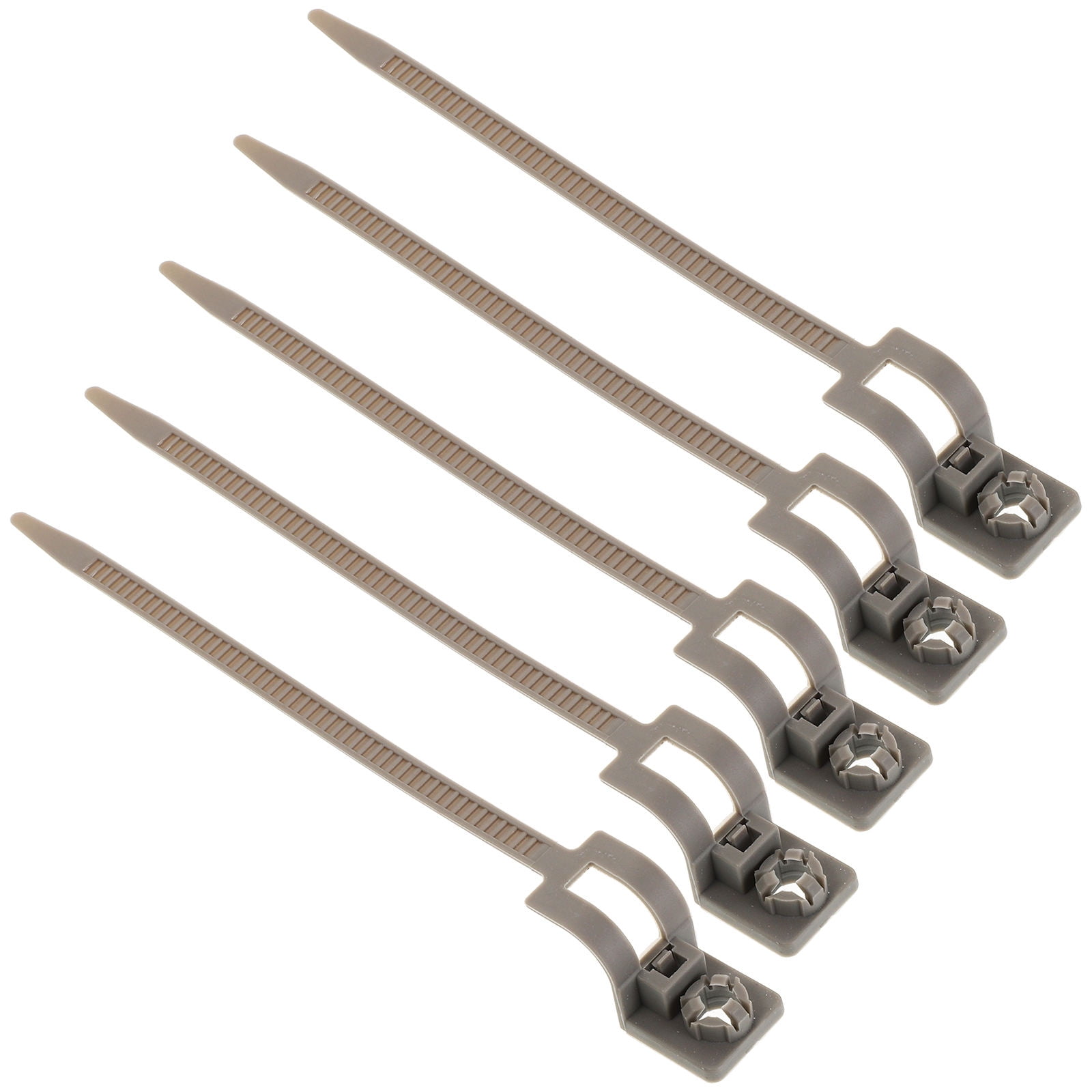 WORGEOUS 5pcs Universal Push Mount Cable Zip Tie Adjustable Cars Boat ...