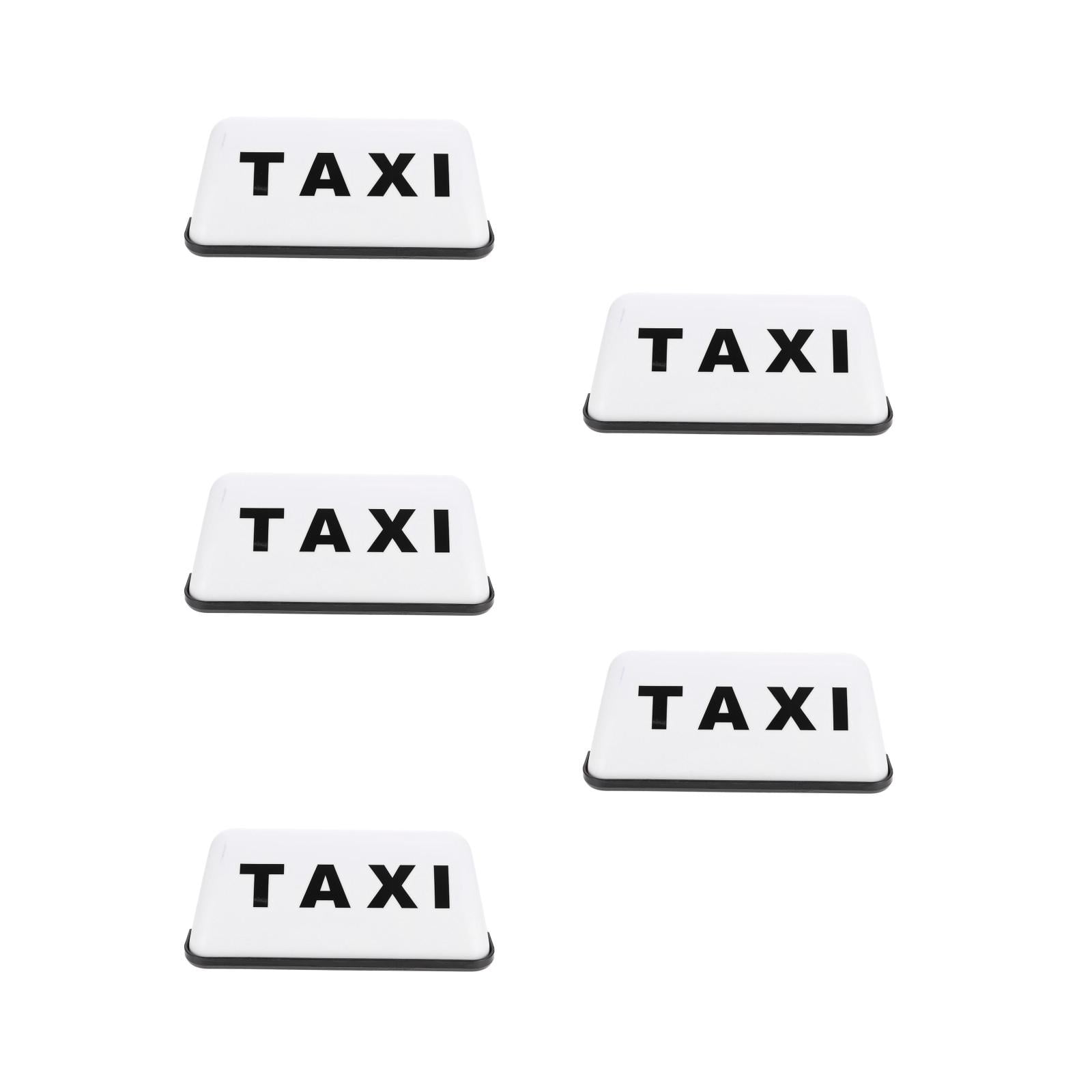 WORGEOUS 5pcs Universal Taxi Roof Light Sign Universal 12V LED Car Top ...