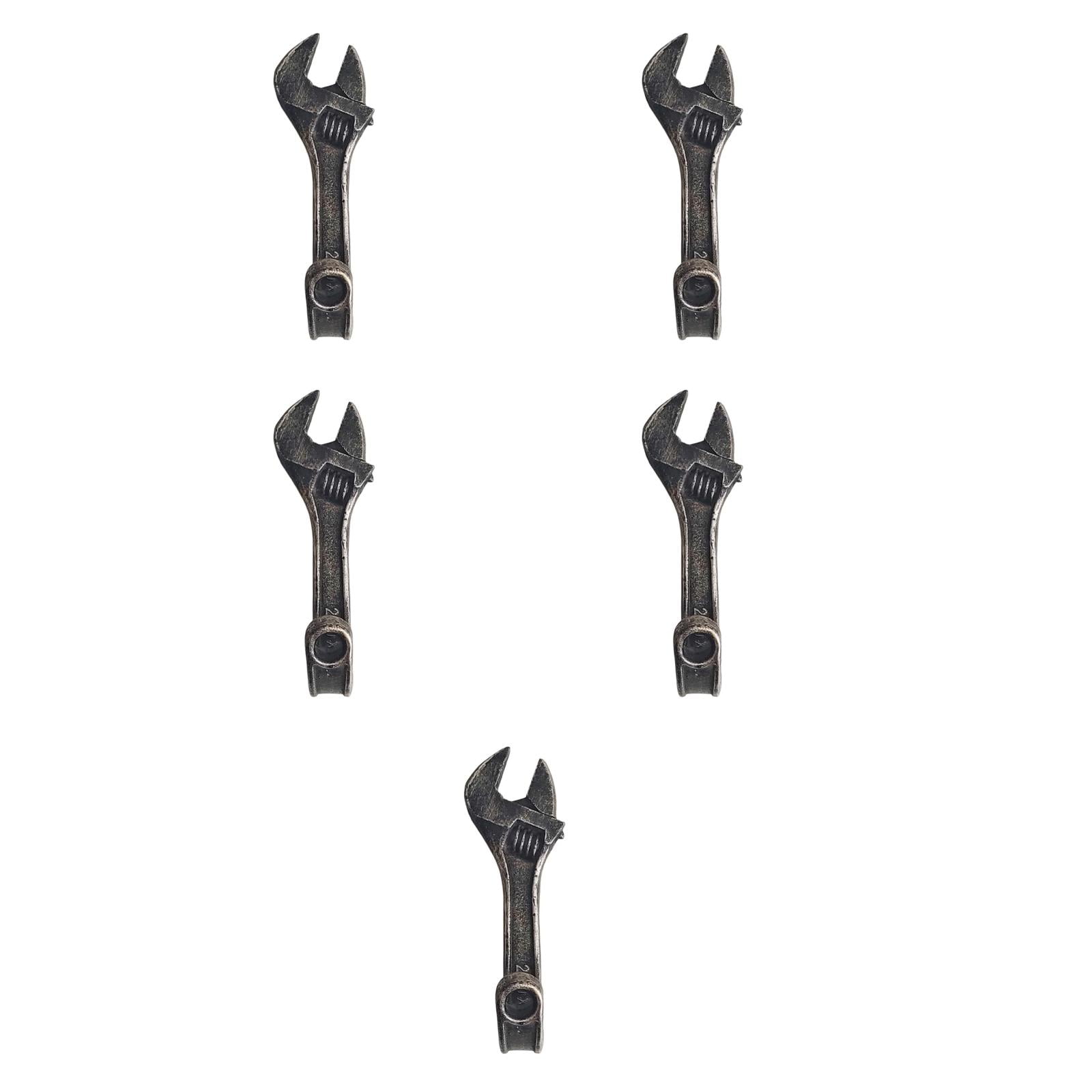 WORGEOUS 5pcs Wrench Spanner Shape Vintage Key Rack Holder Hooks ...