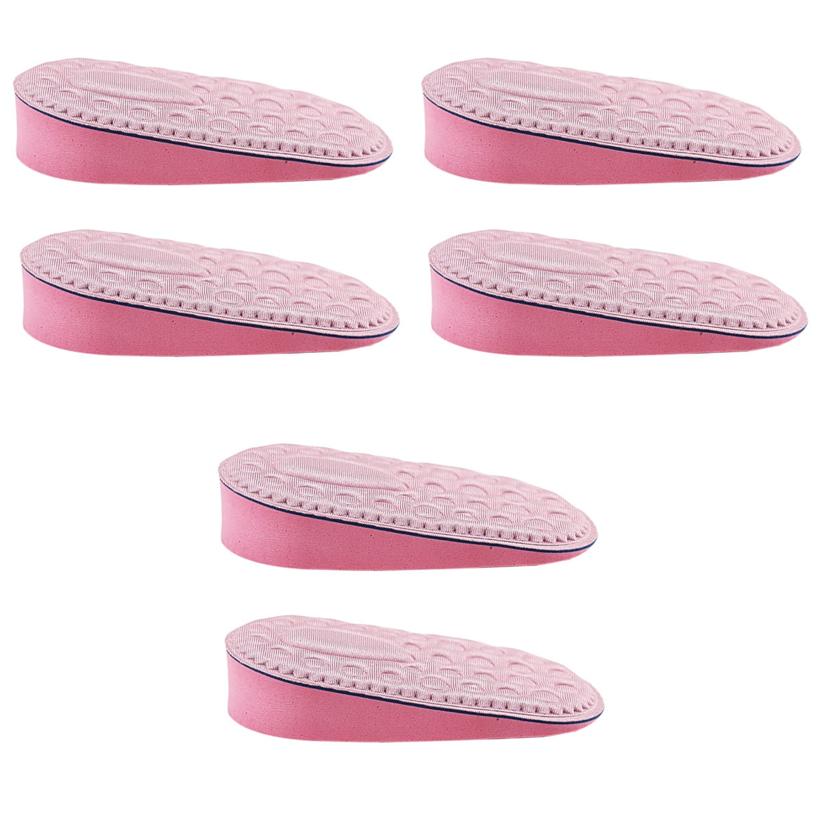 WORGEOUS 6 Pairs Height Increase Half Insole Heel Inserts Invisible ...