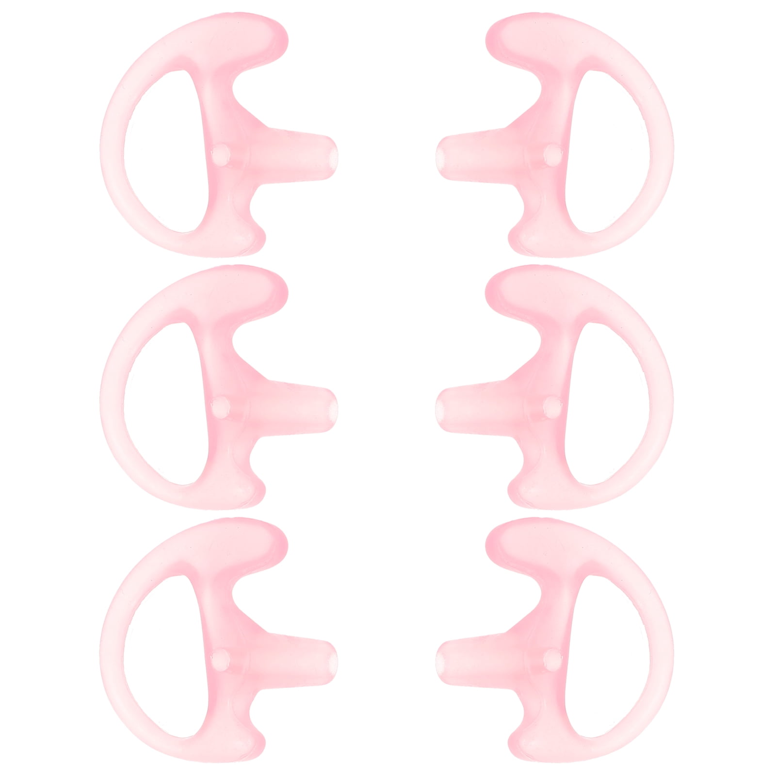 WORGEOUS 6 Pairs Replaceable Ear Molds Silicone Earpiece Inserts ...