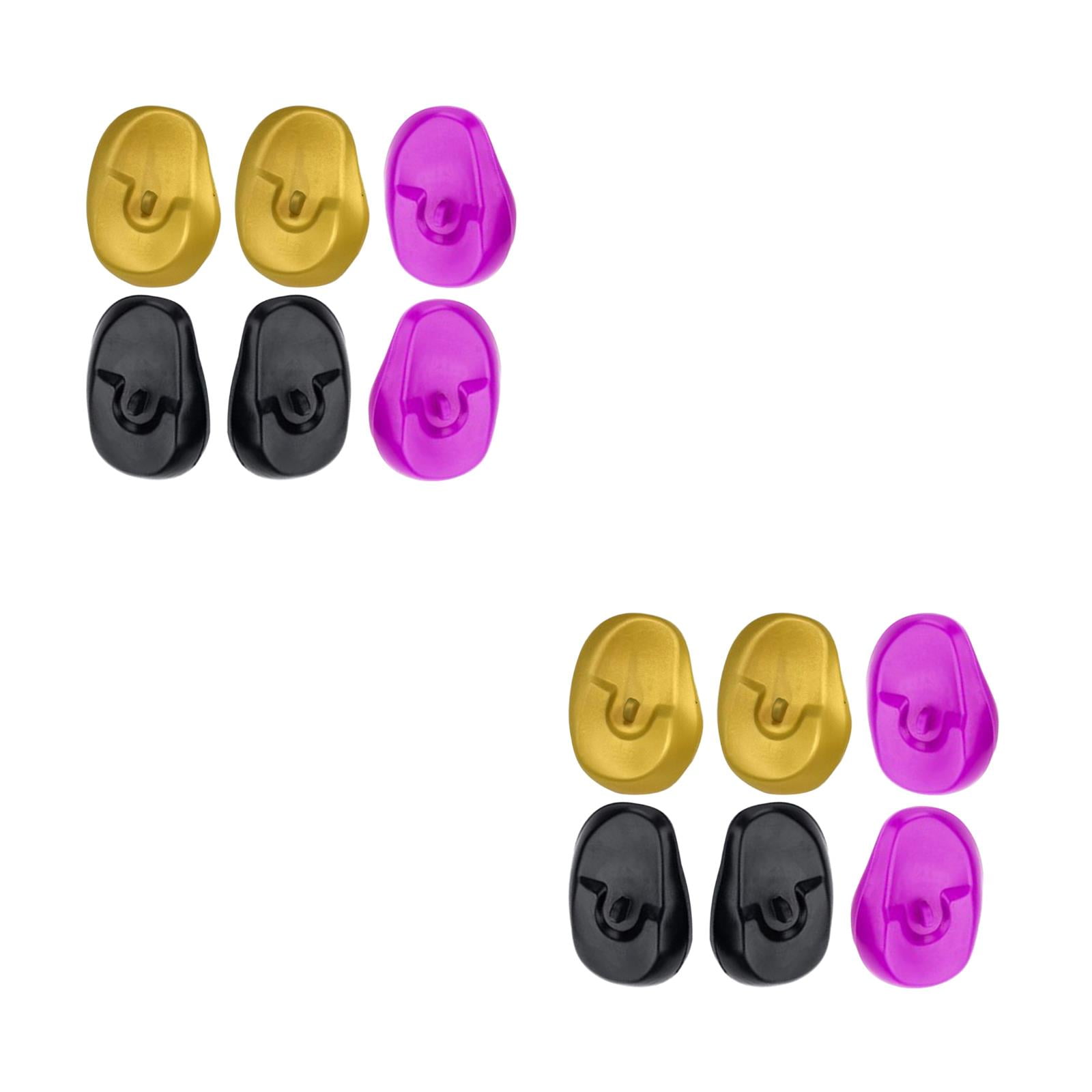 WORGEOUS 6 Pairs of Hair Dye Earmuffs Plastic Ear Protectors Ear Caps ...