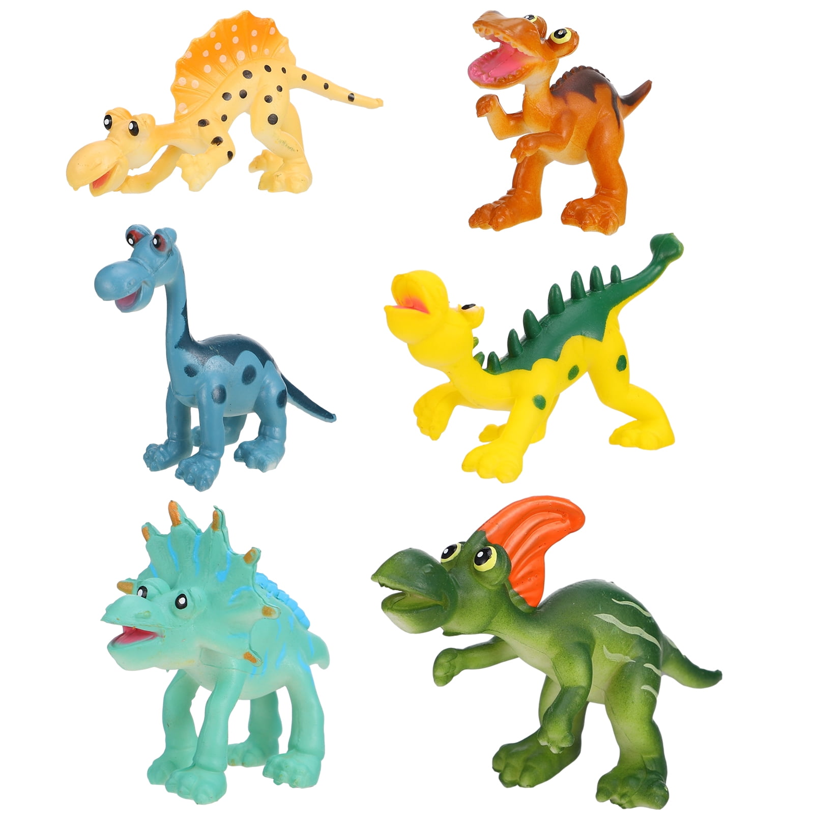 WORGEOUS 6 Pcs Animal Identification Model Simulation Model Child 9X6 ...