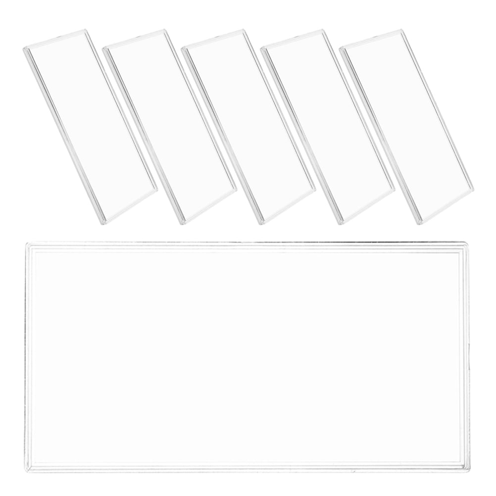 WORGEOUS 6 Pcs Banknote Collection Box Currency Display Clear Cash Case ...